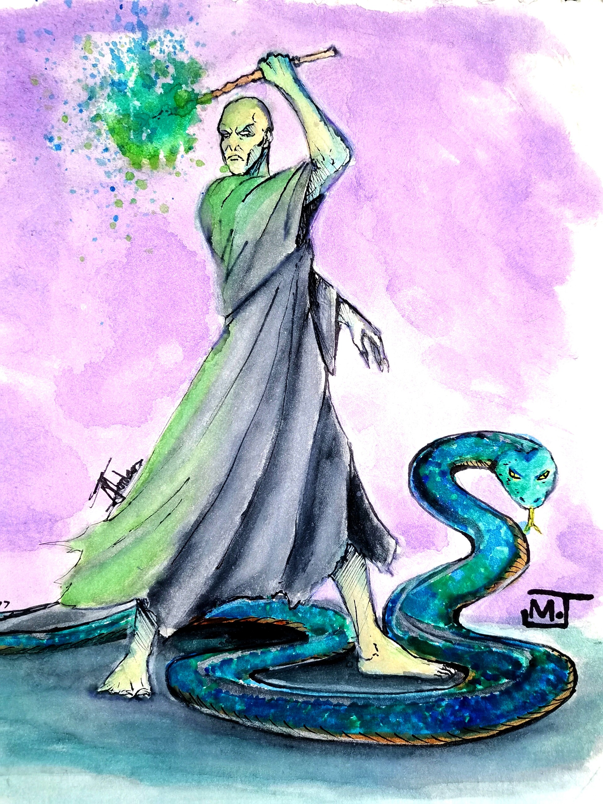 ArtStation - Voldemort & Nagini