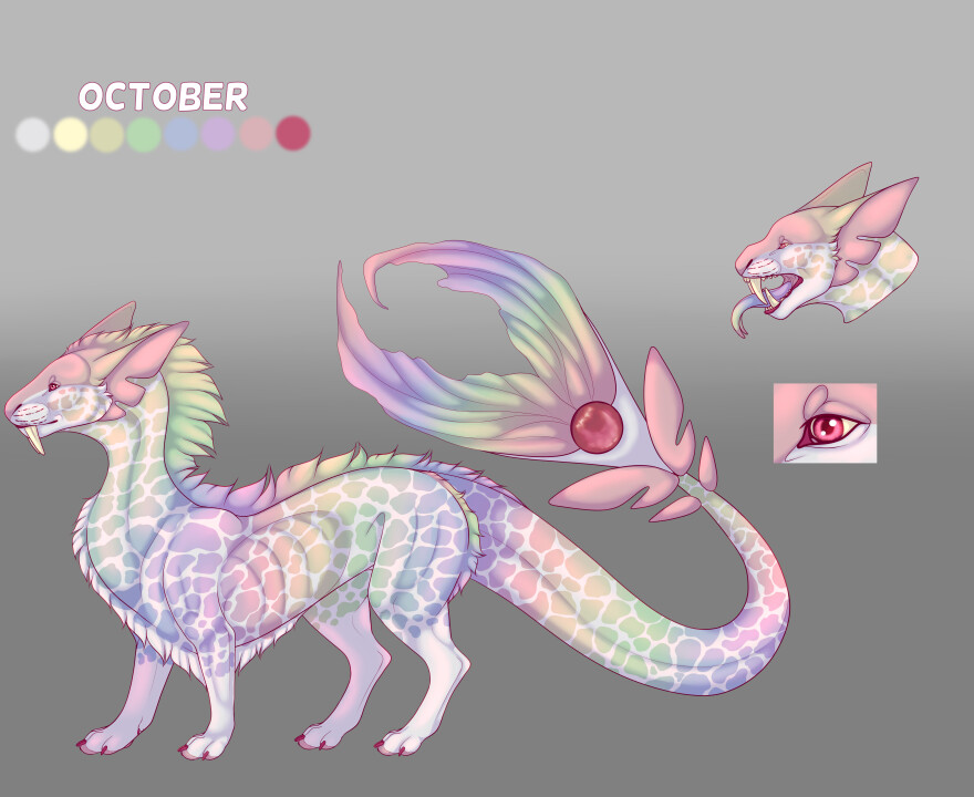 ArtStation - Birthstone Dragons