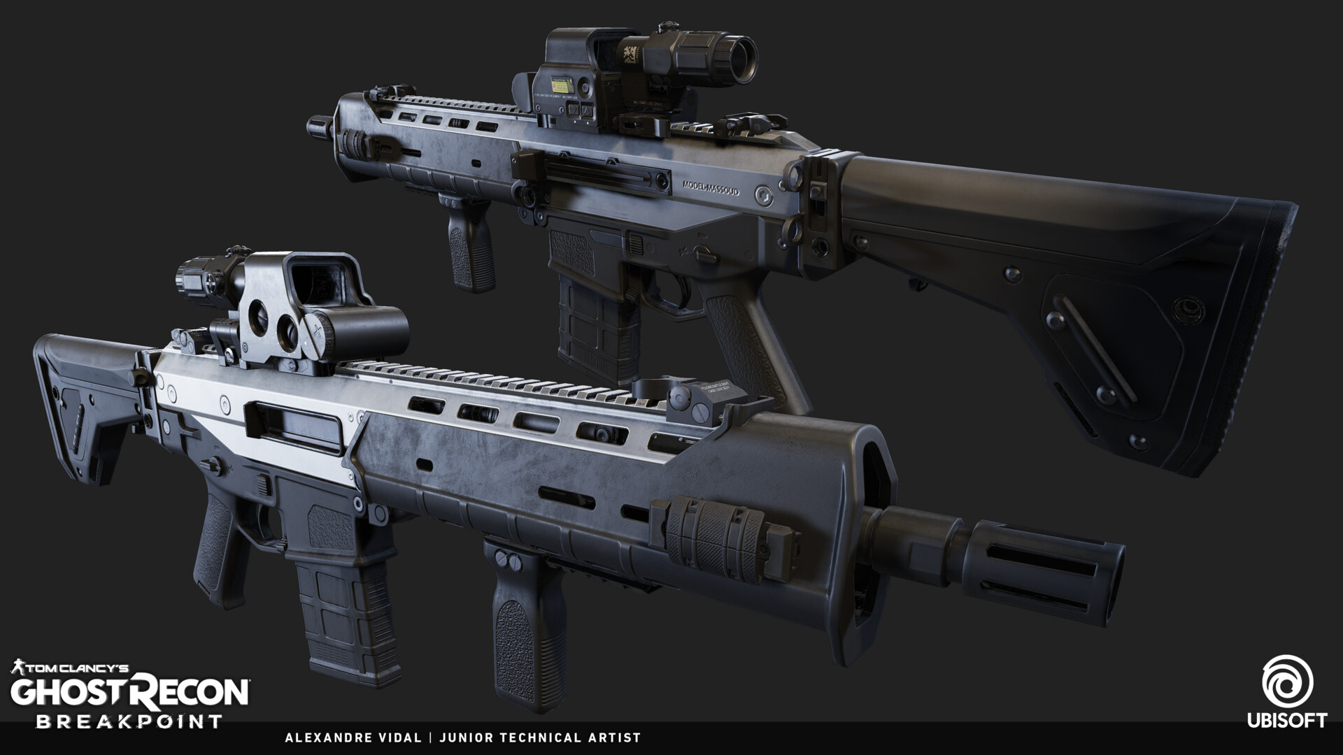 Alexandre Vidal - Ghost Recon Breakpoint - Weapons