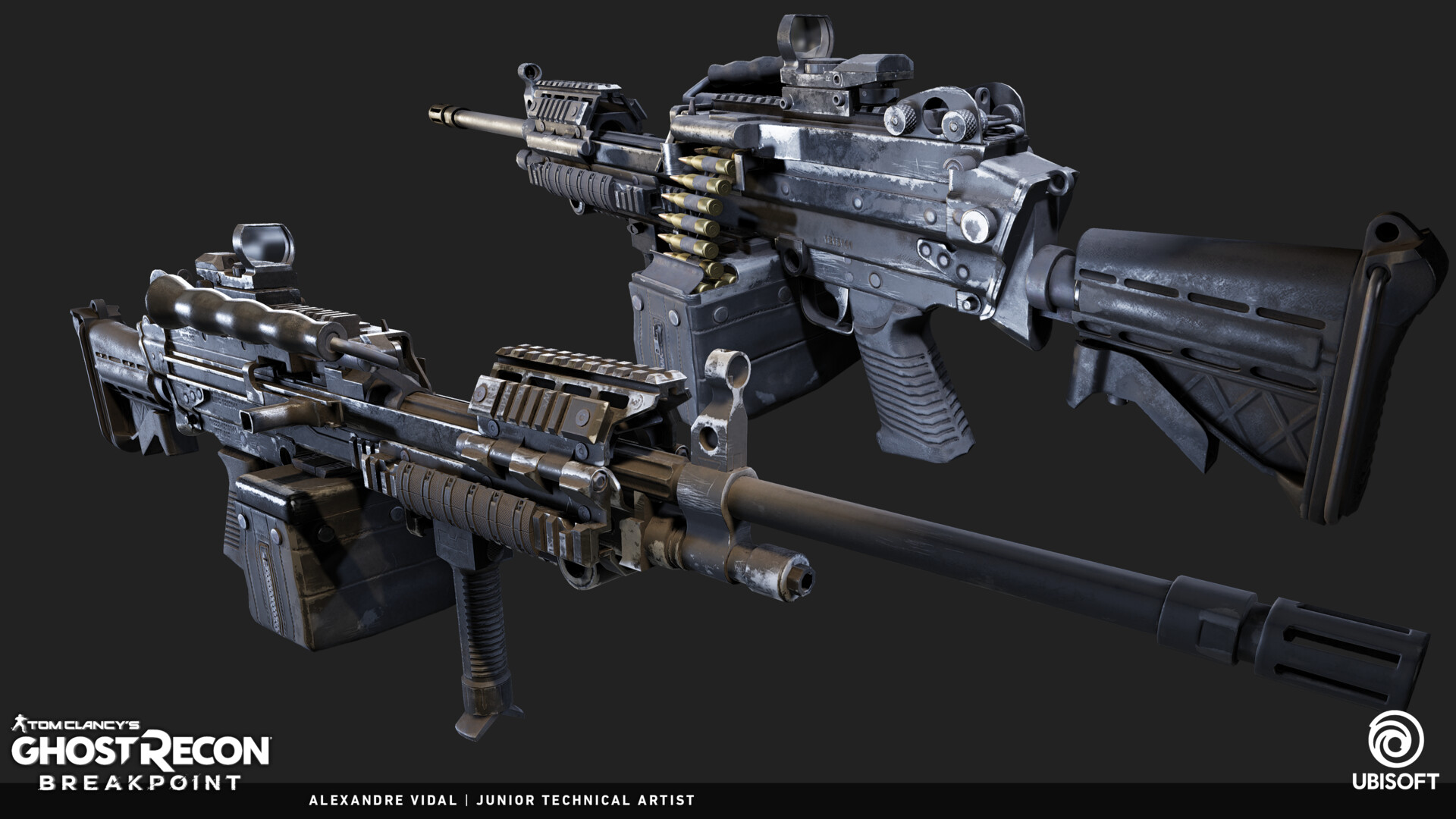 Alexandre Vidal - Ghost Recon Breakpoint - Weapons