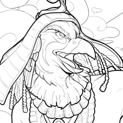 ra egyptian god coloring page