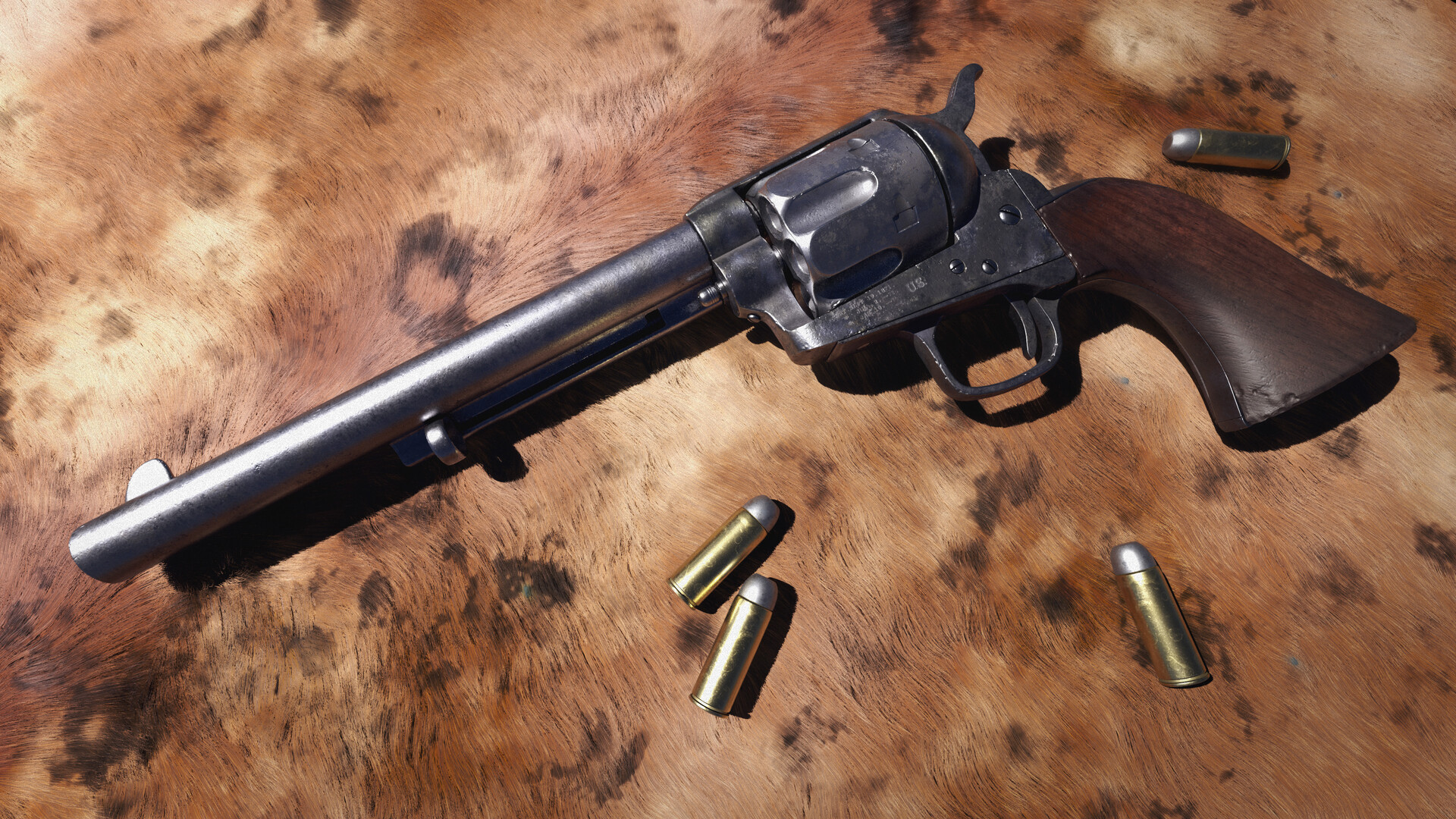 ArtStation - Colt Single Action Army Revolver AKA The Peacemaker