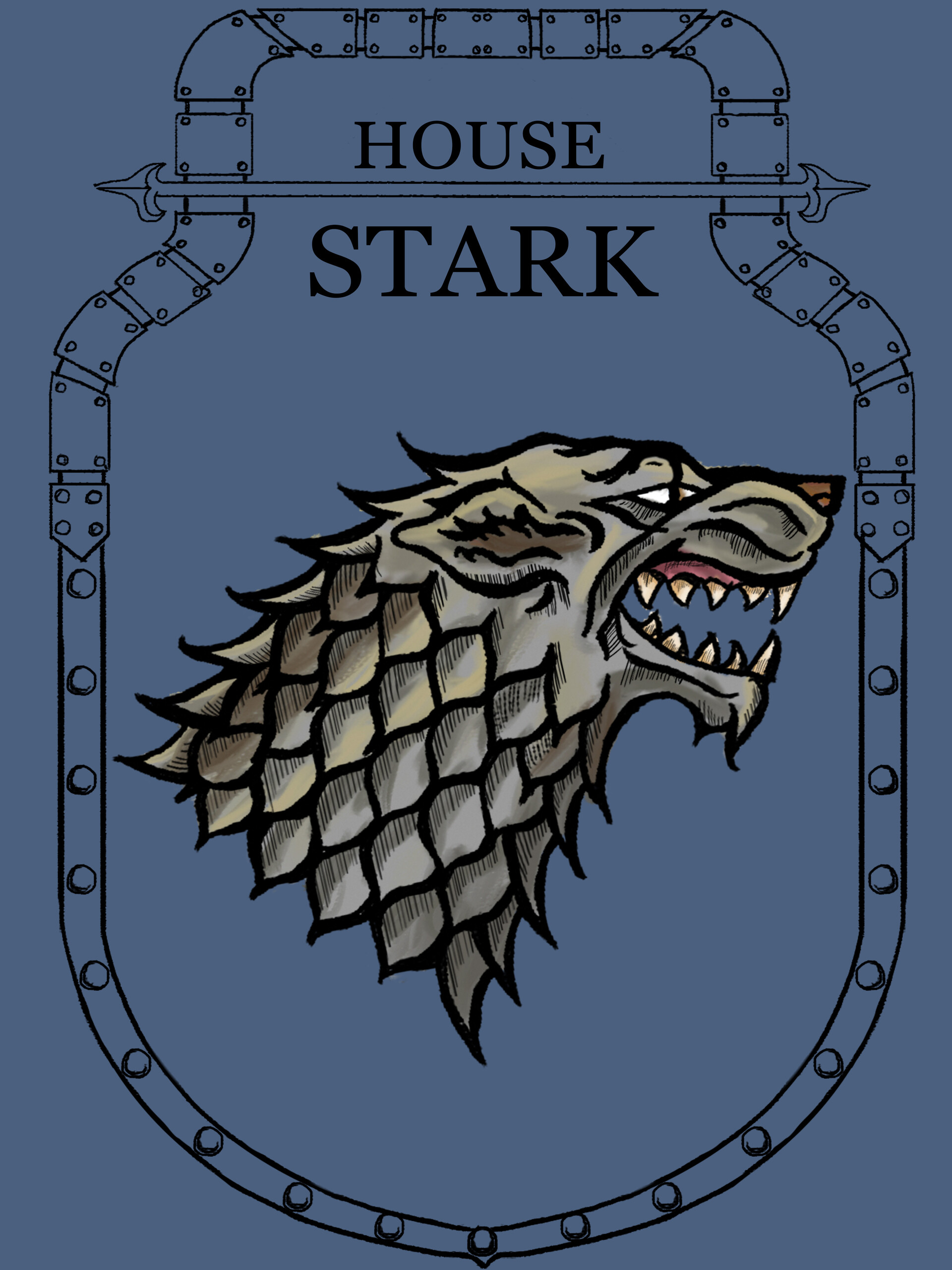 Stark Family Crest
