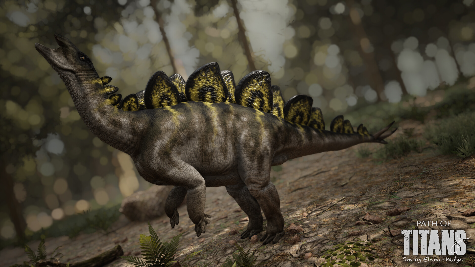 ArtStation - 'Ampman777' Stegosaurus