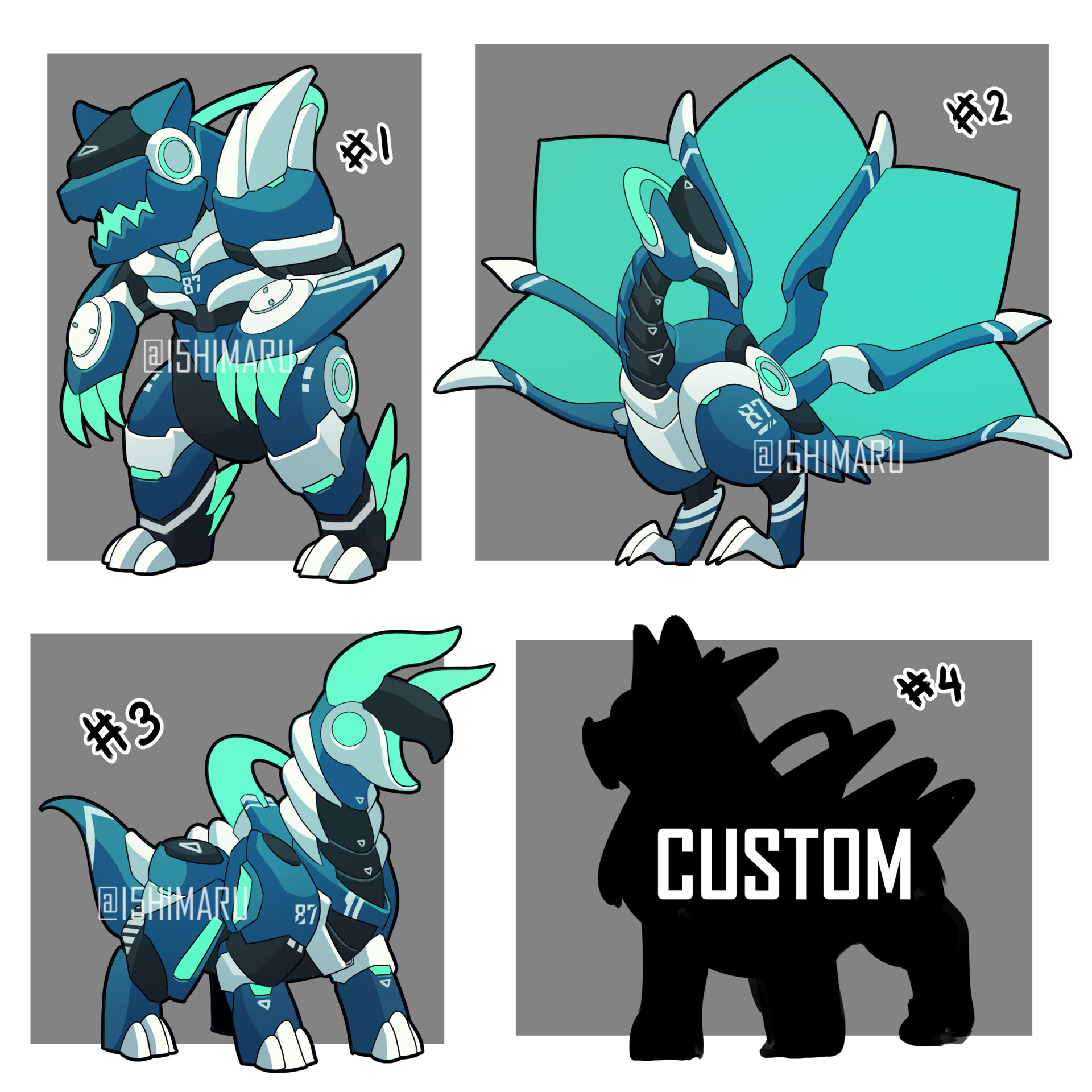 ArtStation - Adopt 87 : Mecha monster XVIII