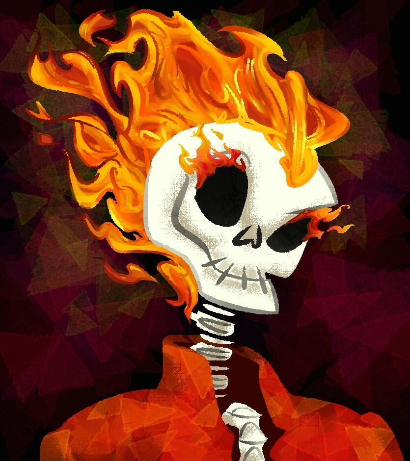 how to draw a skull with a mohawk