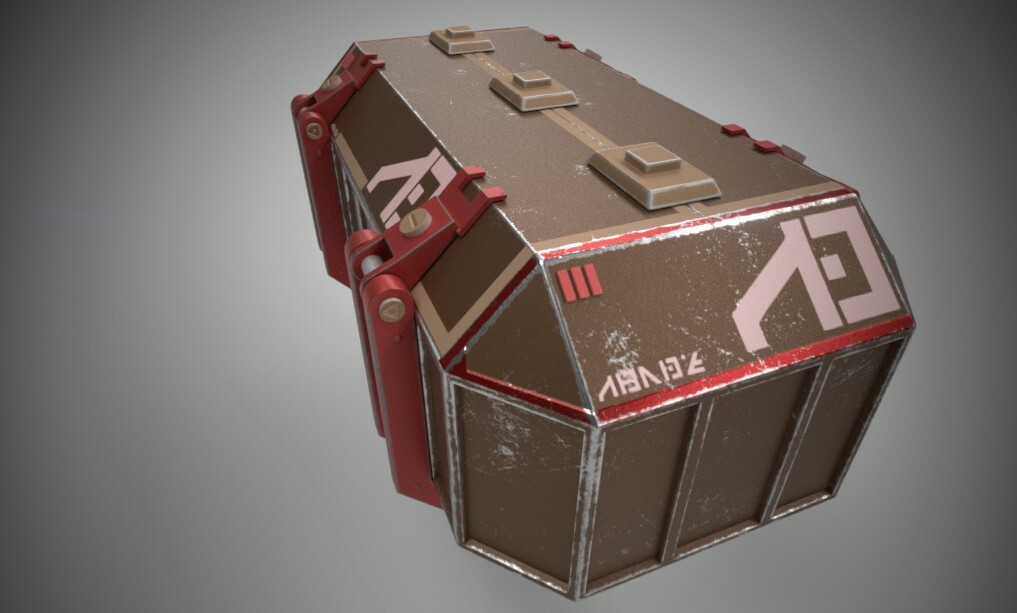 ArtStation - Scifi Crate