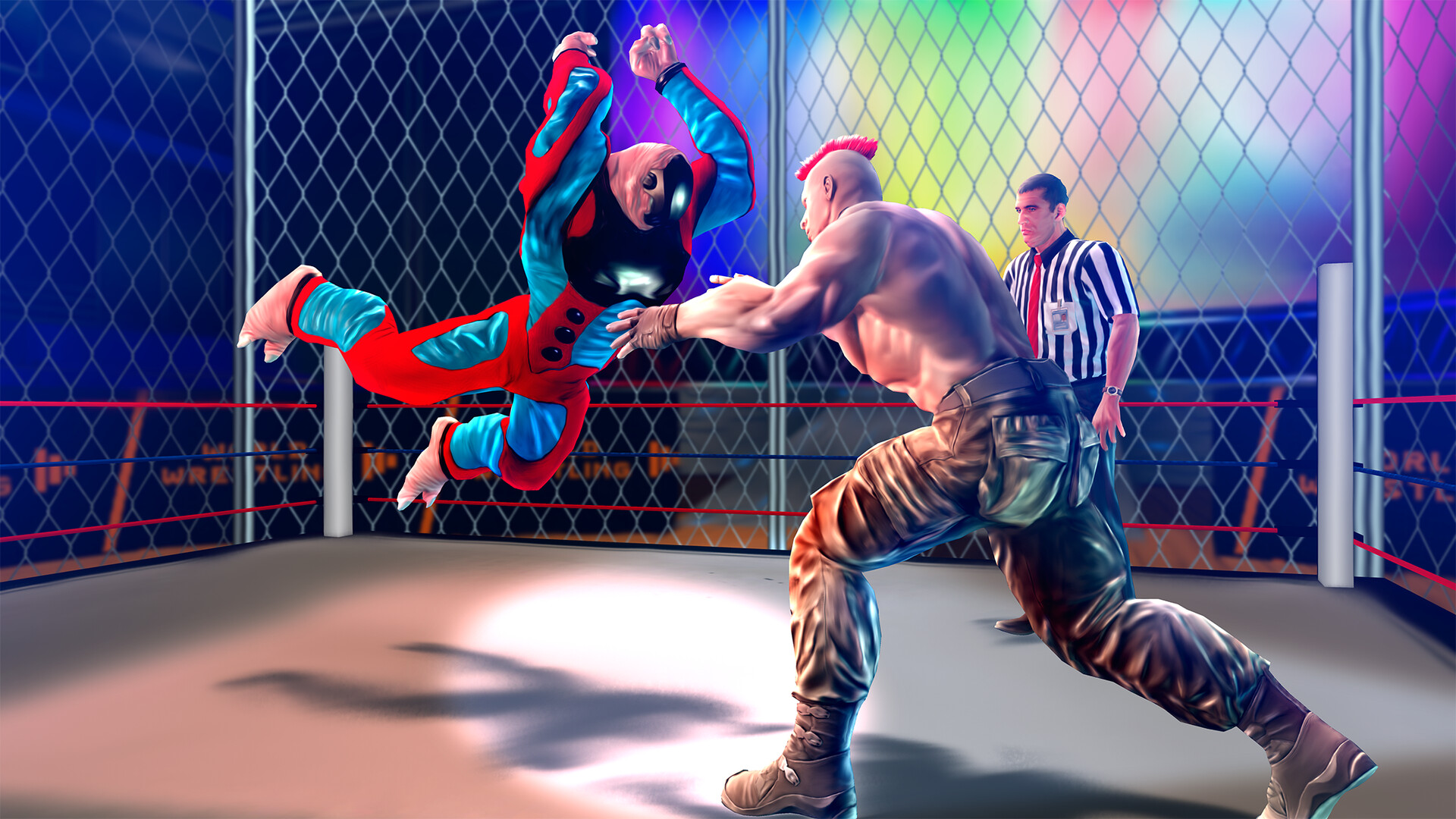 Nasir Khan - wwe Fighting game Screenshots
