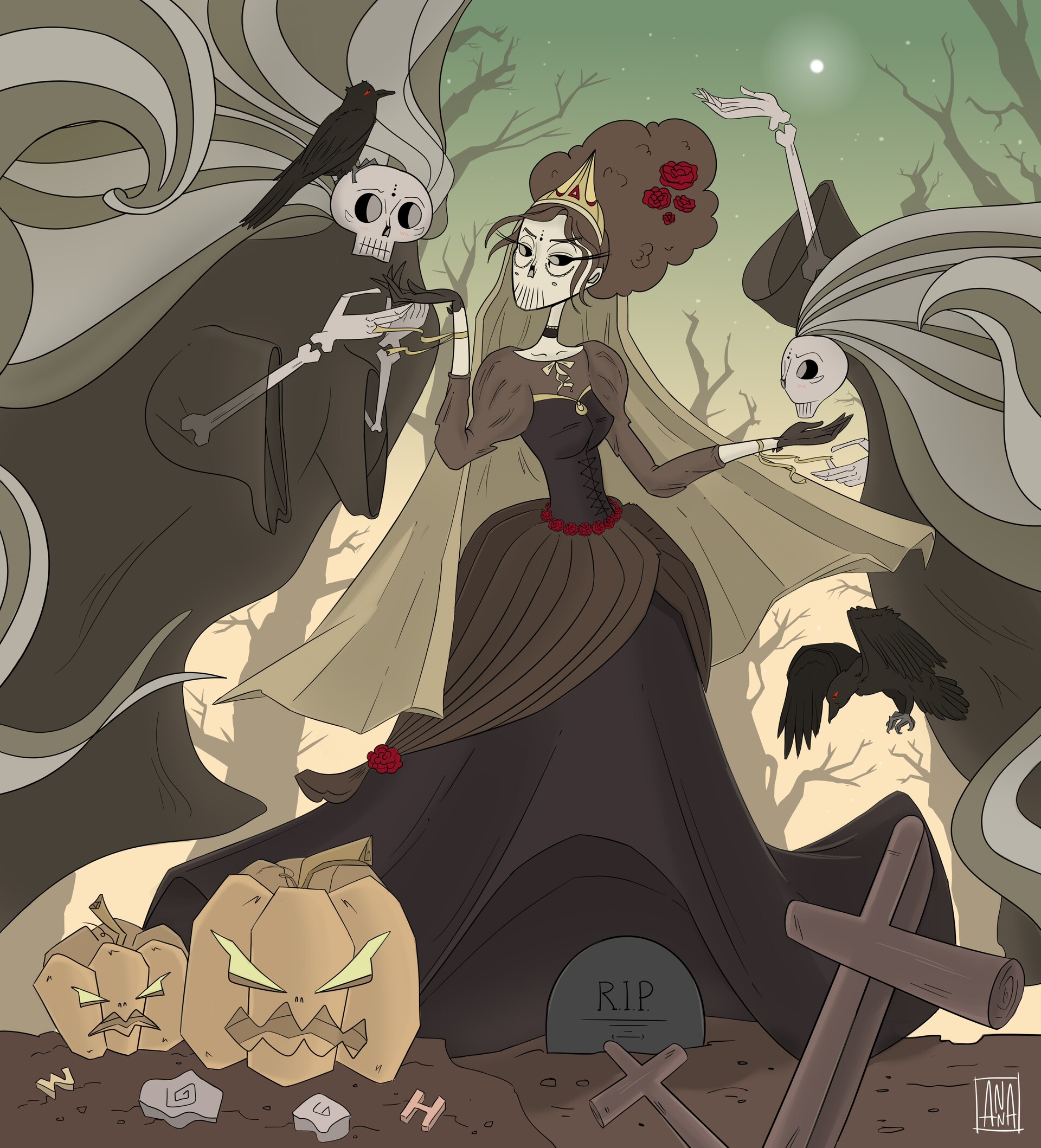 ArtStation - Halloween queen