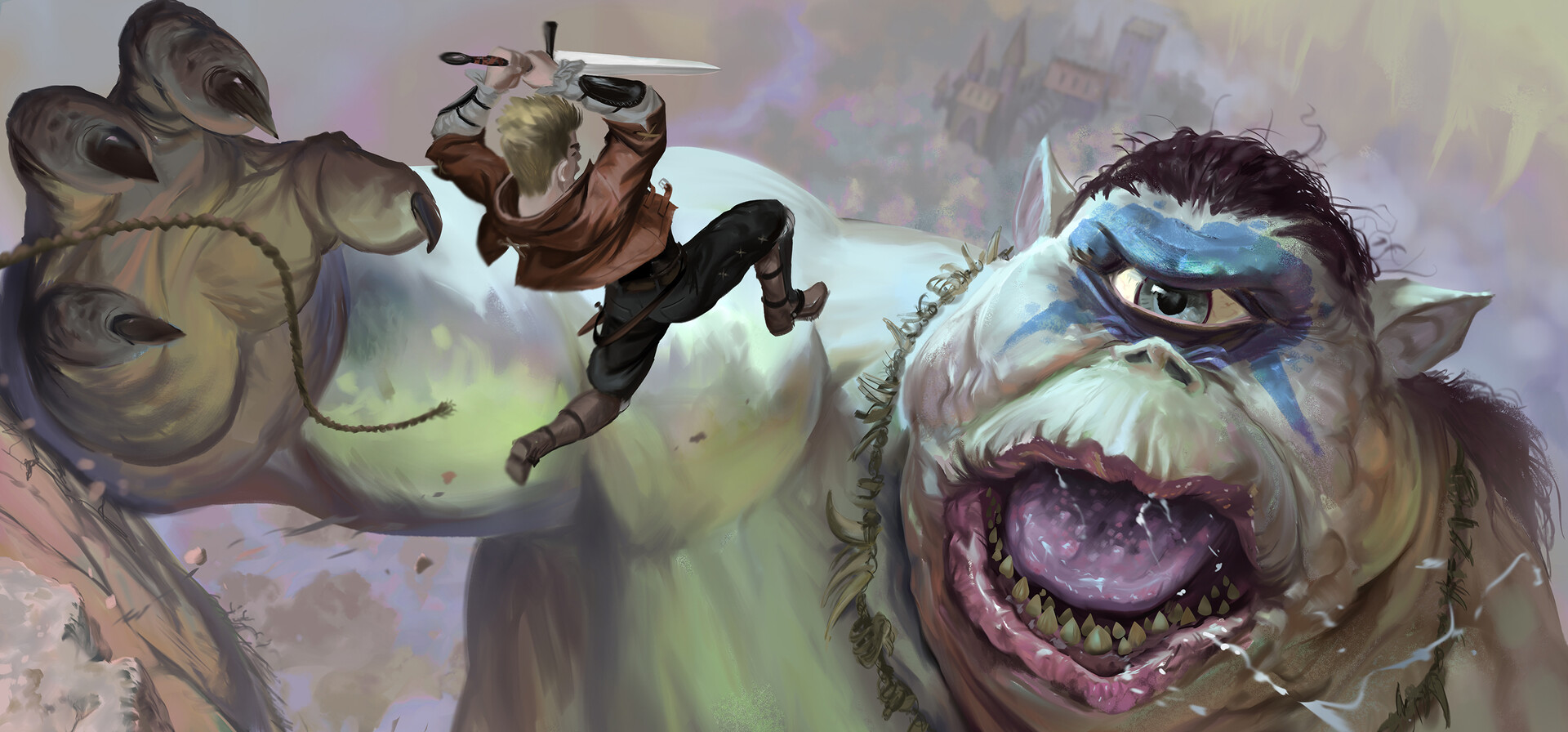 ArtStation - Sometimes you just want to paint a big ugly monster ;)