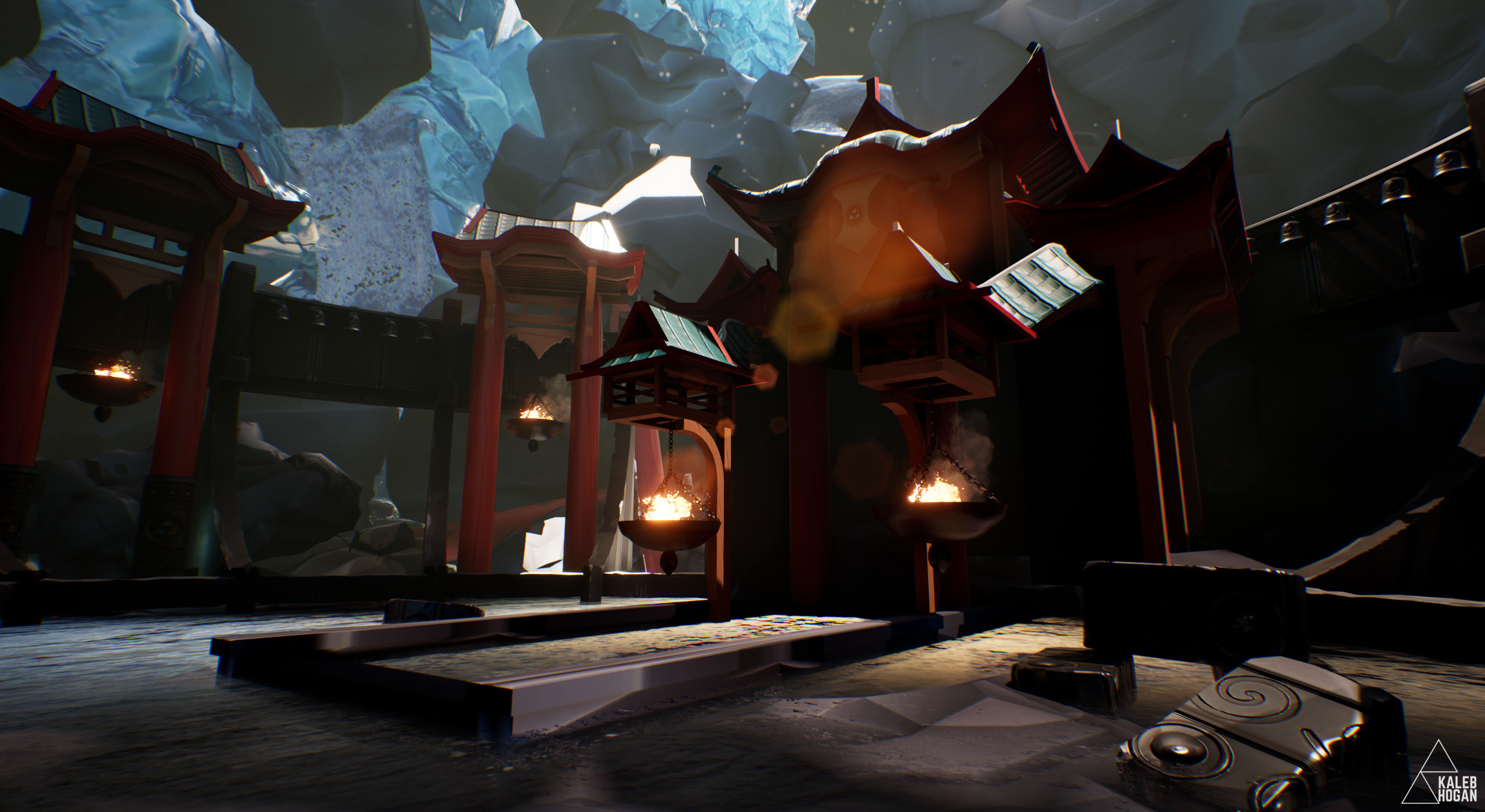 Kaleb Hogan - Underground Palace: Stylized Environment