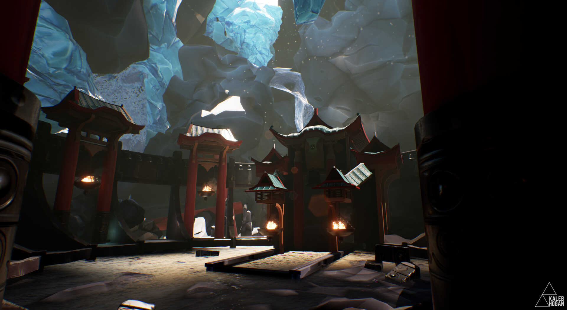 Kaleb Hogan - Underground Palace: Stylized Environment