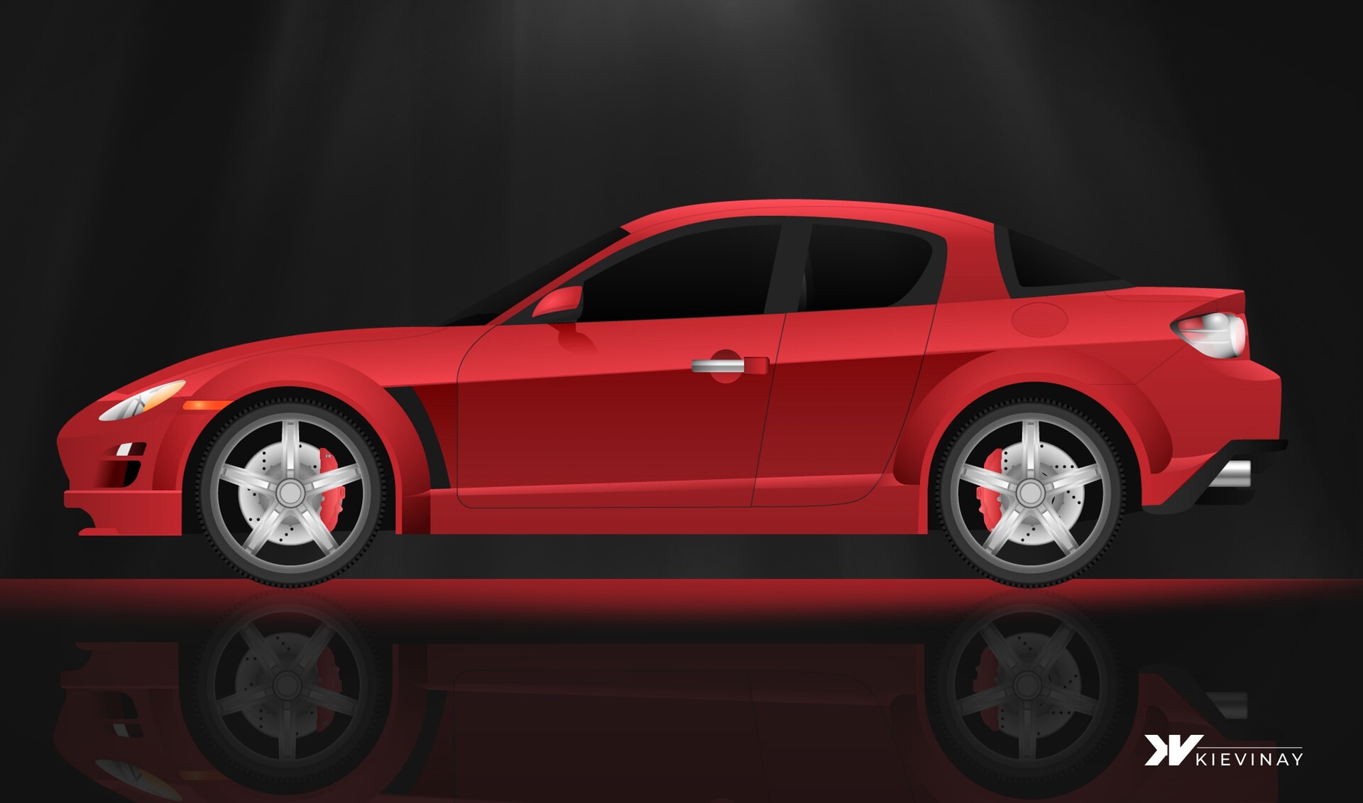 ArtStation - Mazda RX8