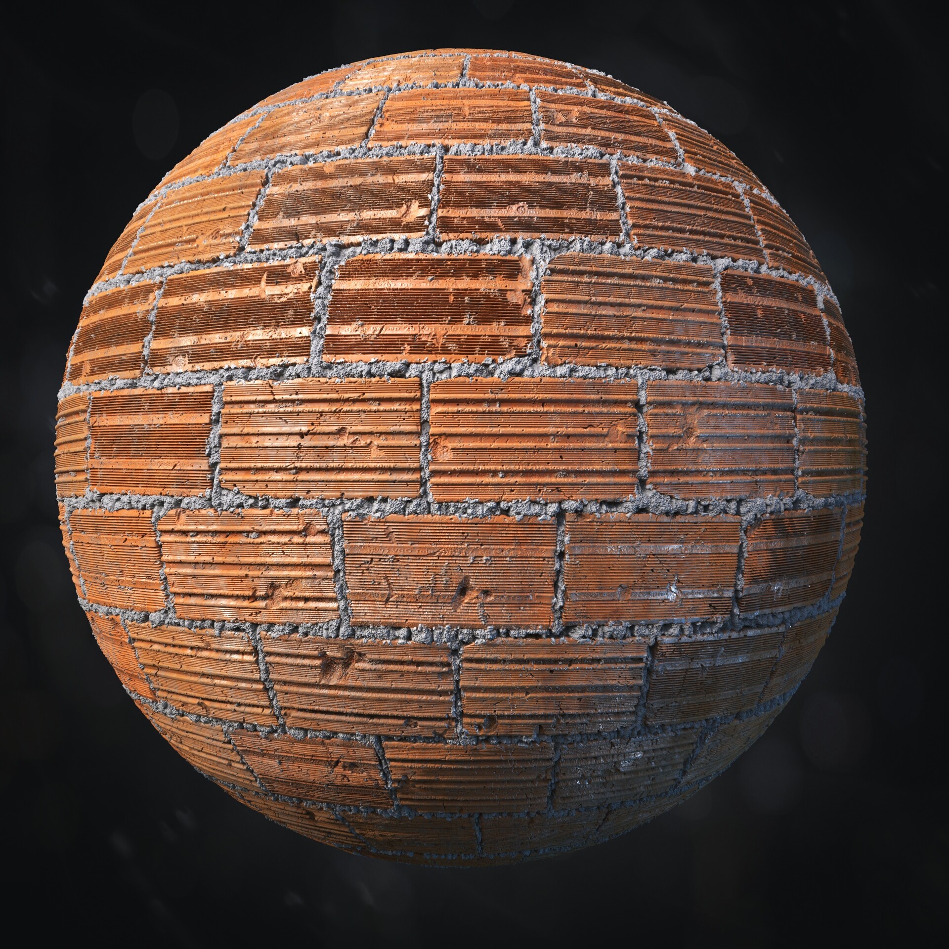 ArtStation - ceramic brick wall