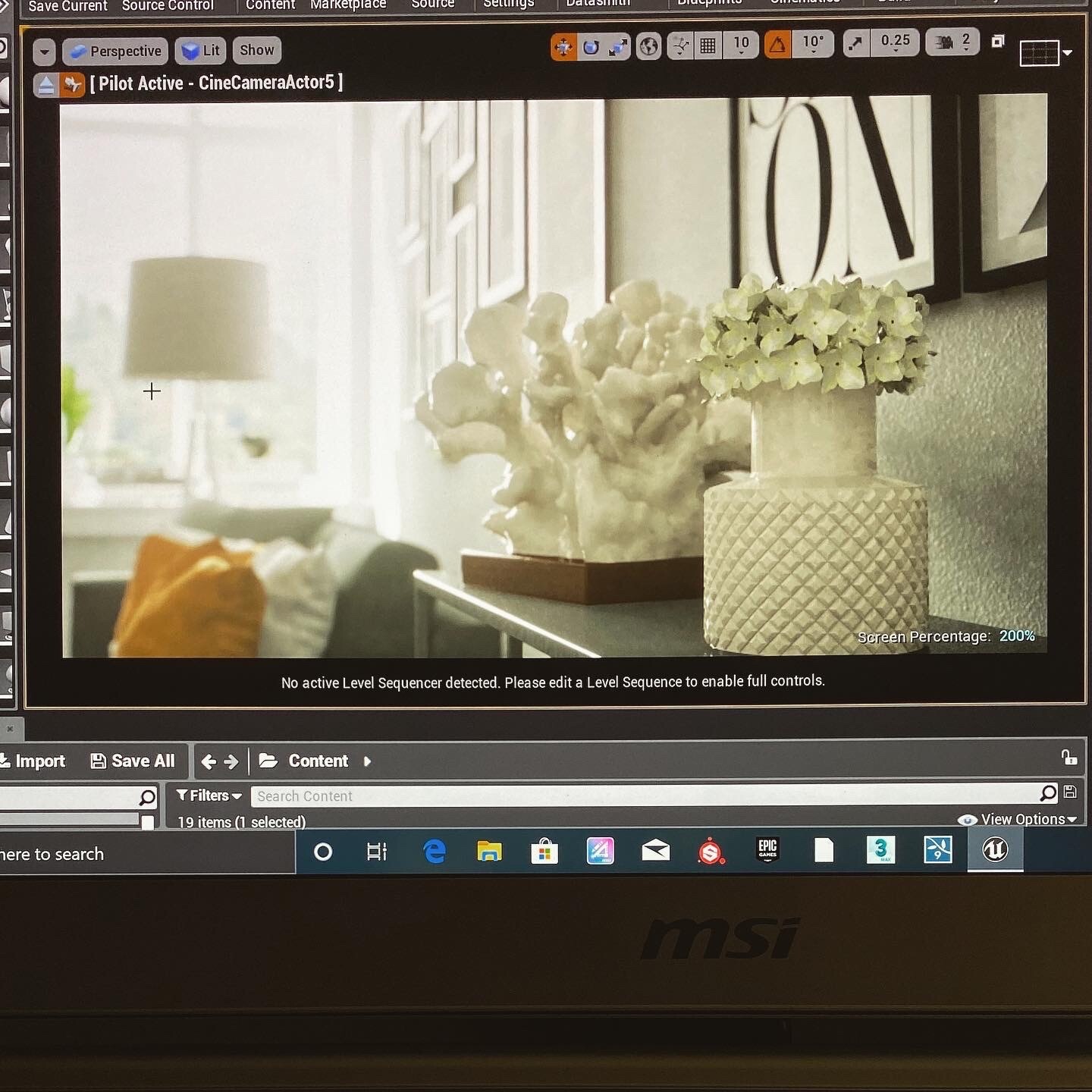 Pasquale Scionti - My personal project render with Unreal Engine 4.23 and raytrace technology.