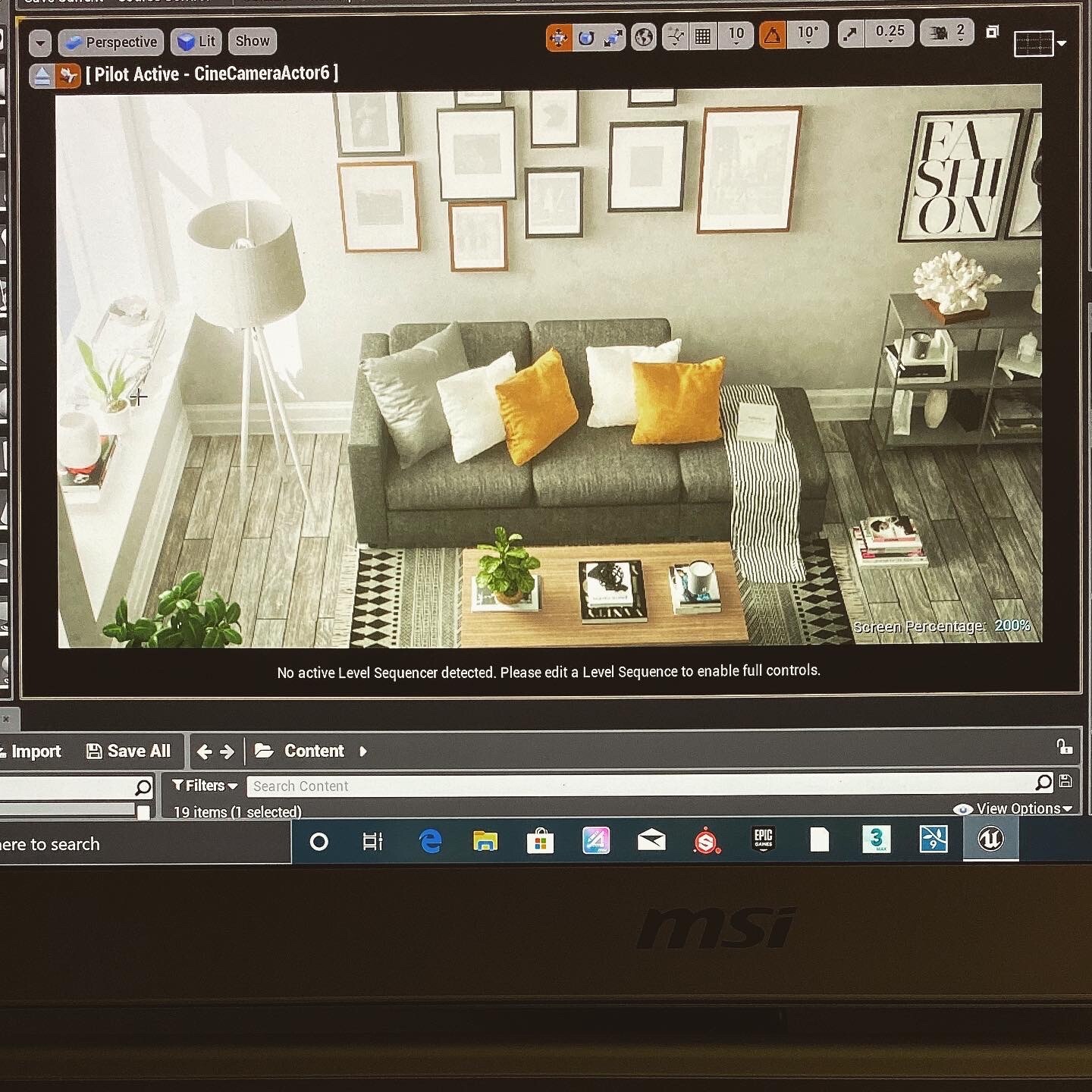 Pasquale Scionti - My personal project render with Unreal Engine 4.23 and raytrace technology.