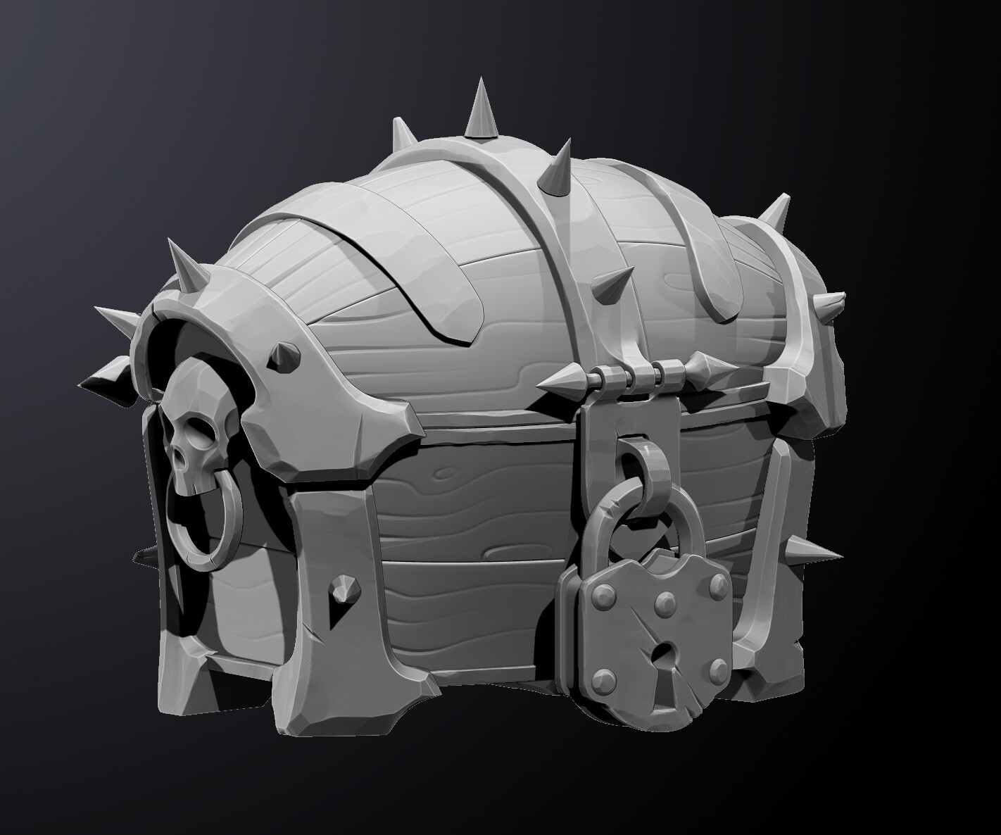 ArtStation - Stylised Chest WIP