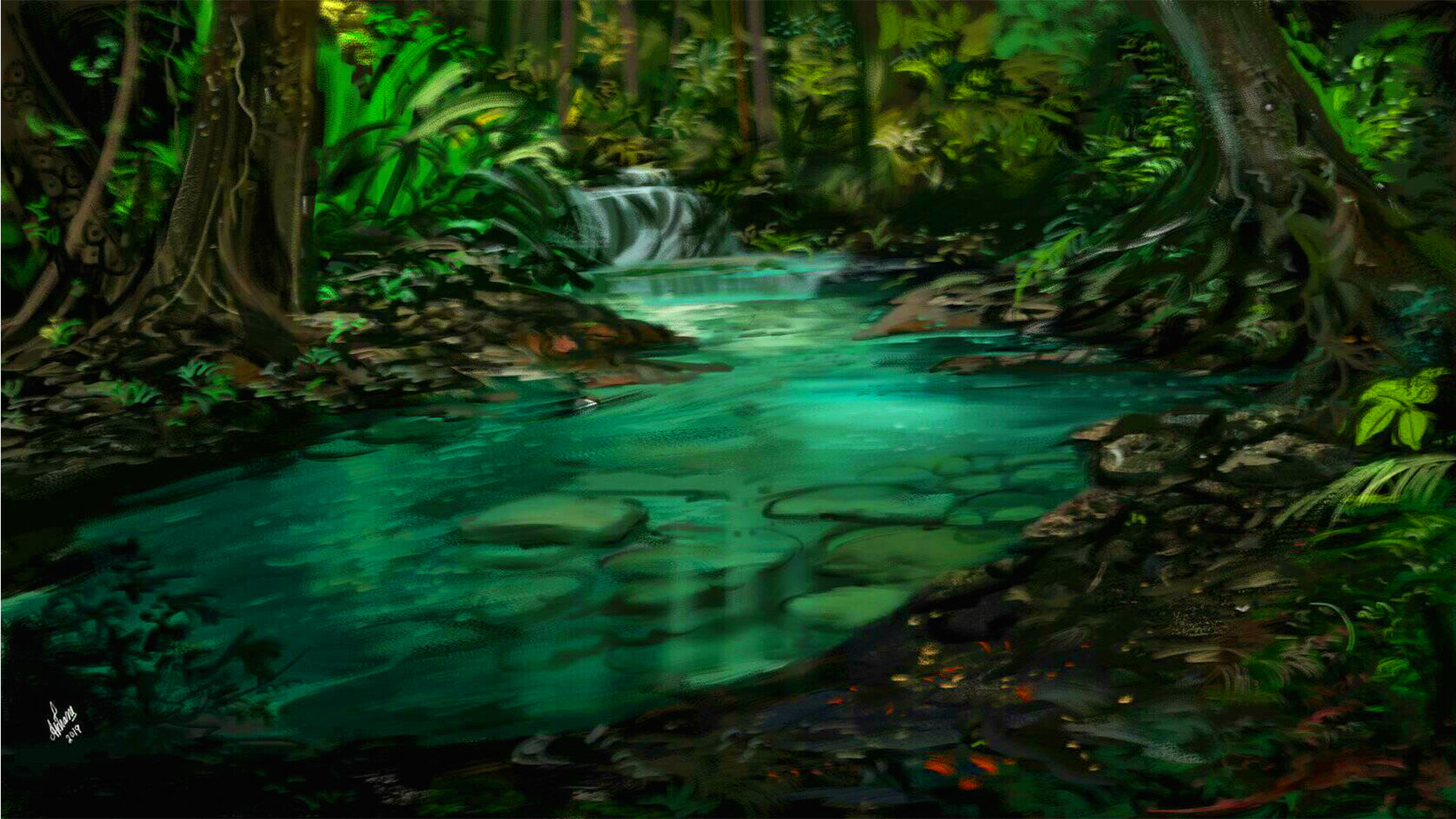 ArtStation - JUNGLE CONCEPT DIGITAL ART