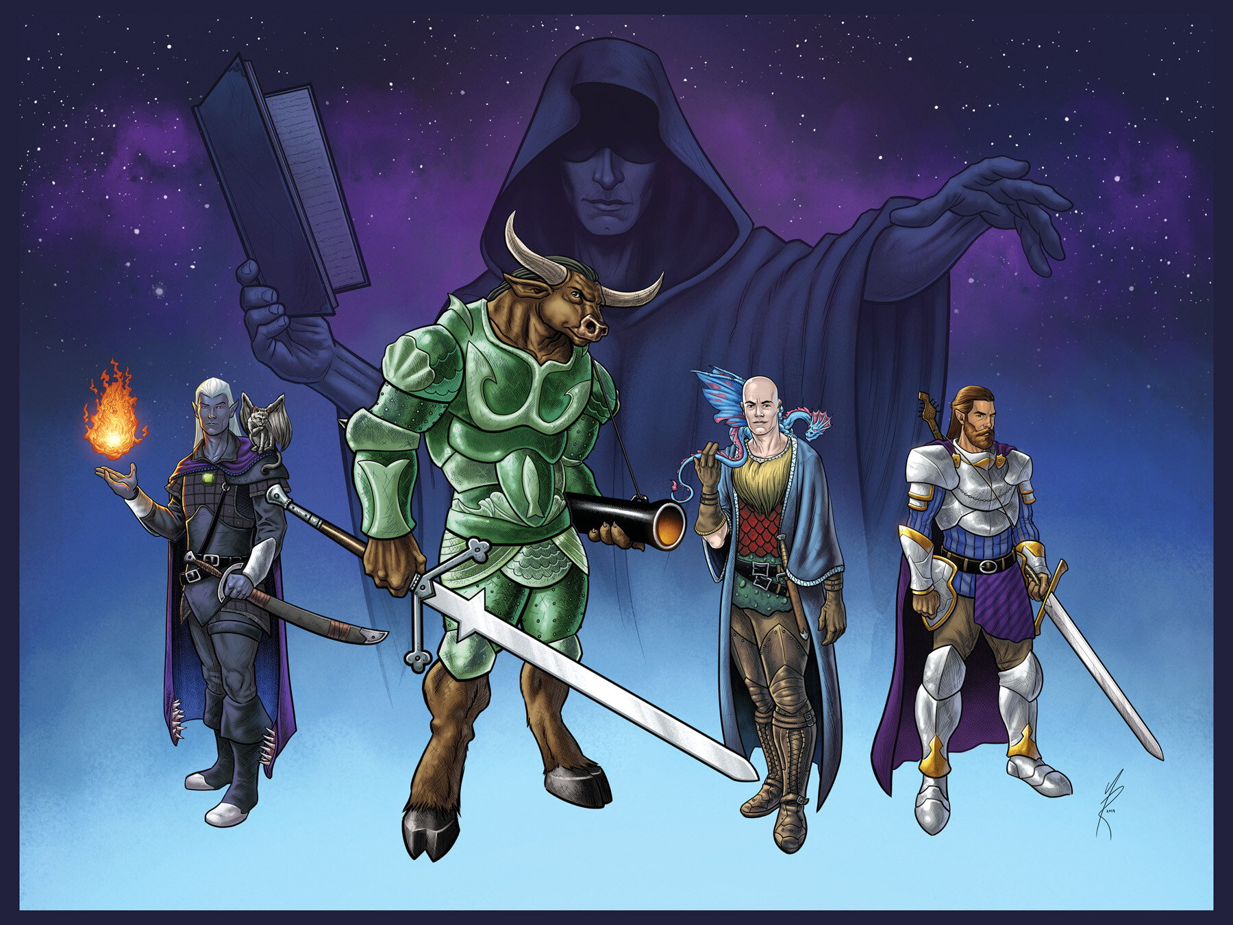 ArtStation - DnD Party with DM