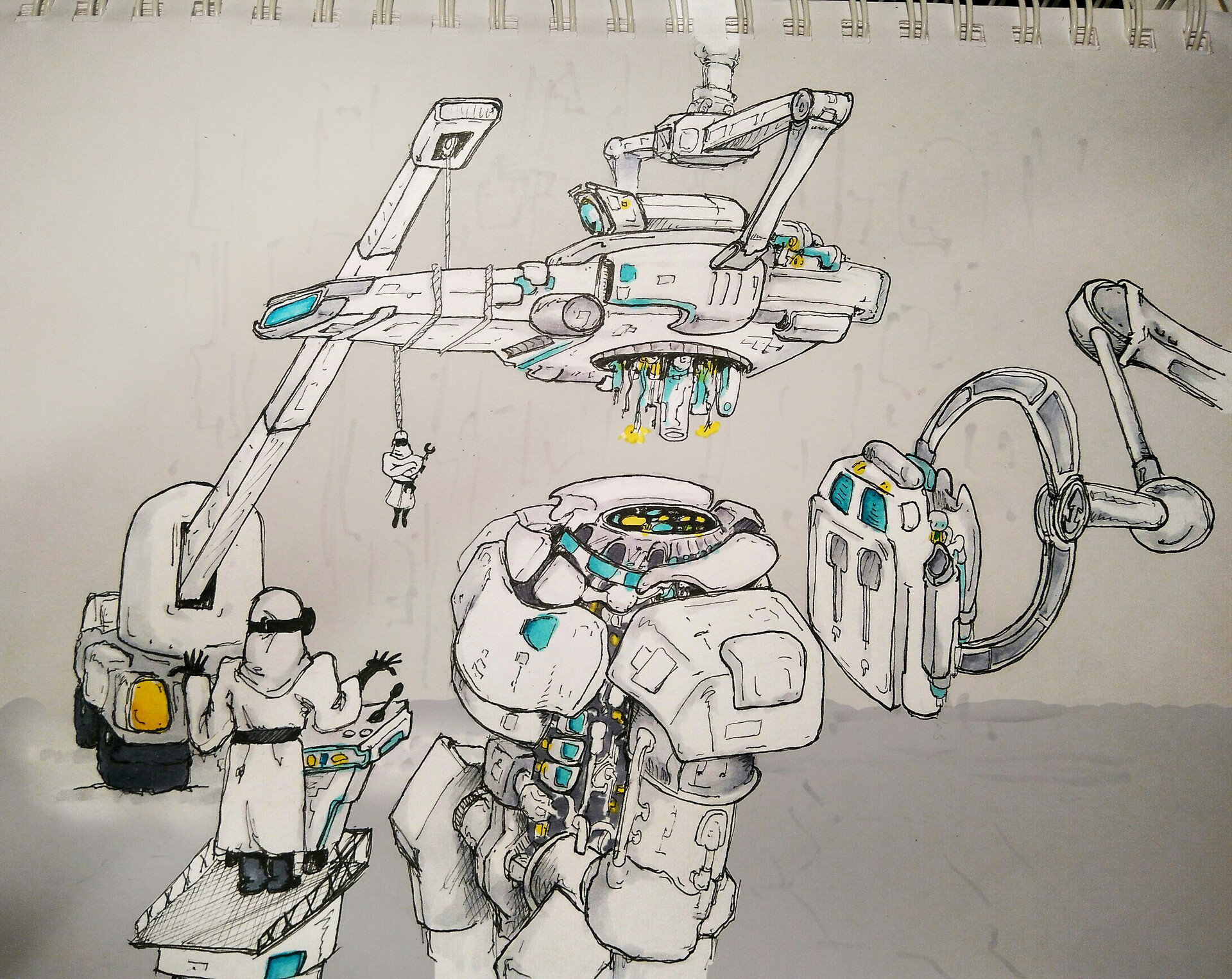 John Fike - Inktober 2019 Week 2 & 3