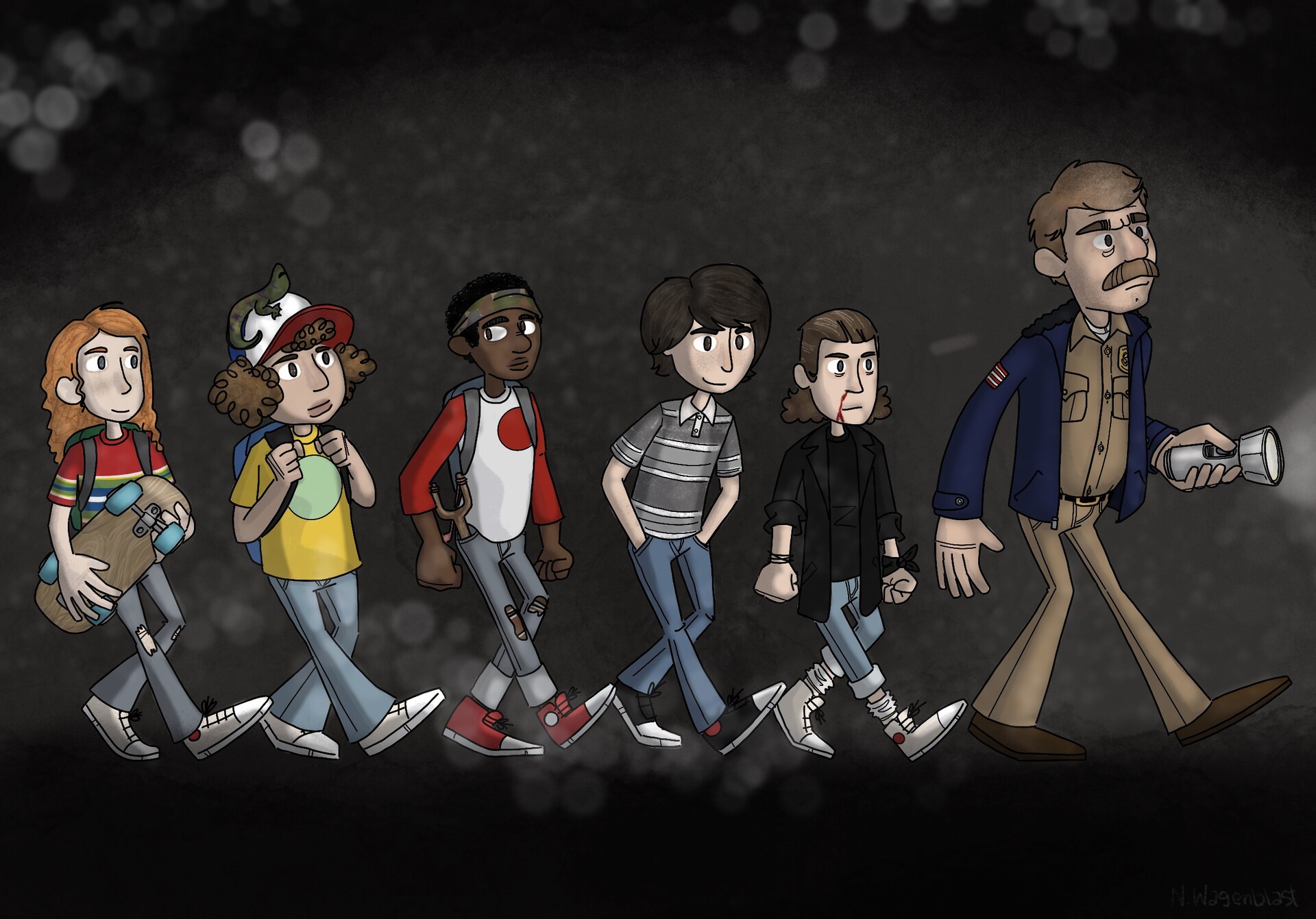 ArtStation - Stranger Things Fan art