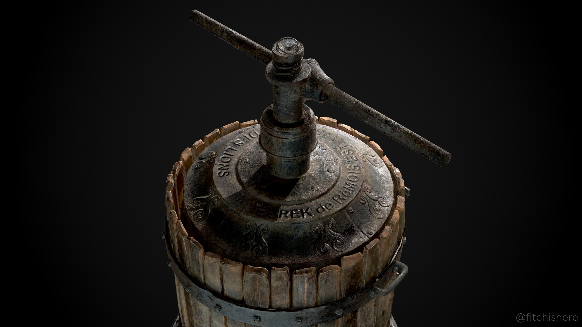 FitchIsHere - Eric J Fitch's 3D Art Portfolio - Wine Barrel