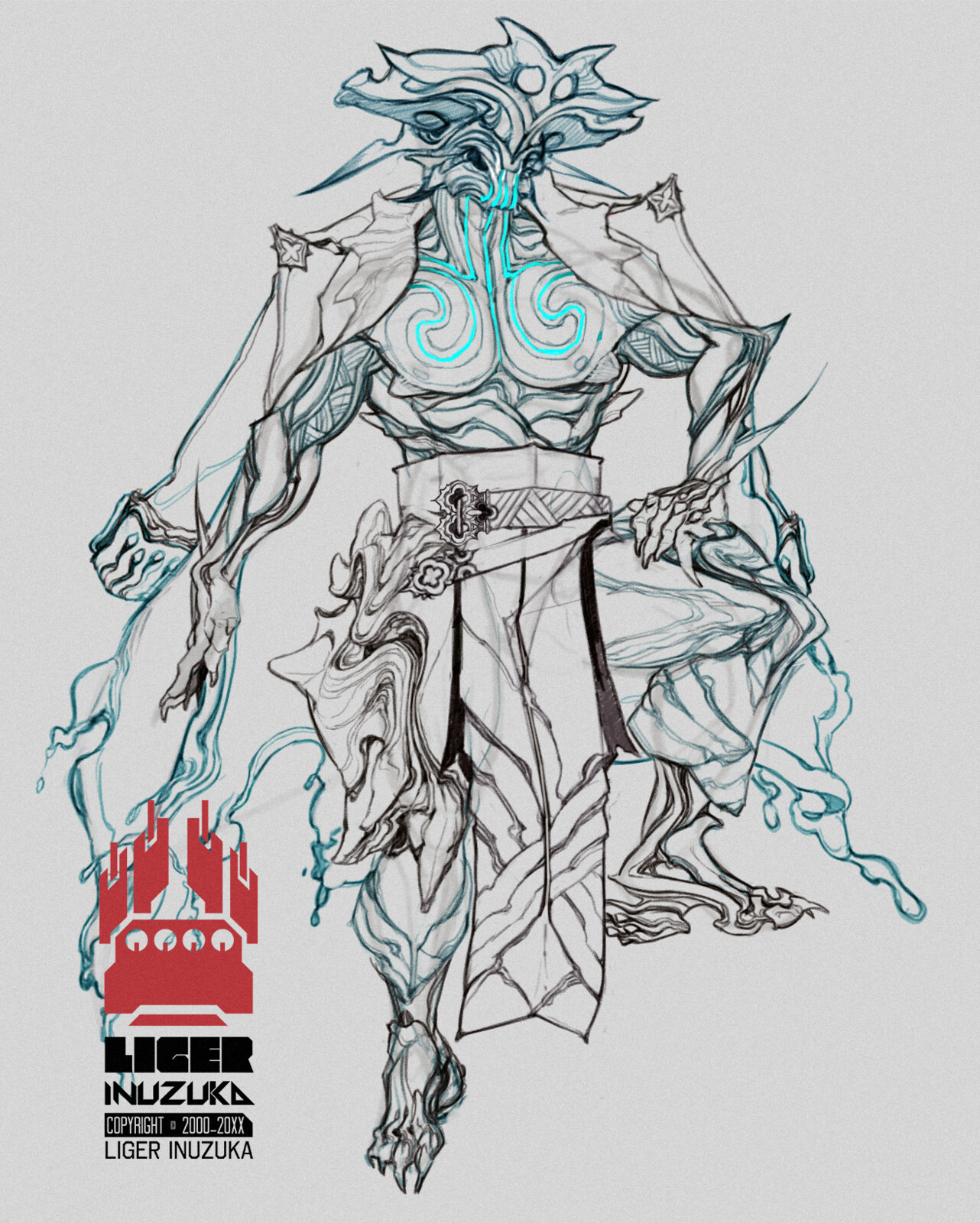 Liger Inuzuka - Warframe: Hydroid Deluxe Skin Design