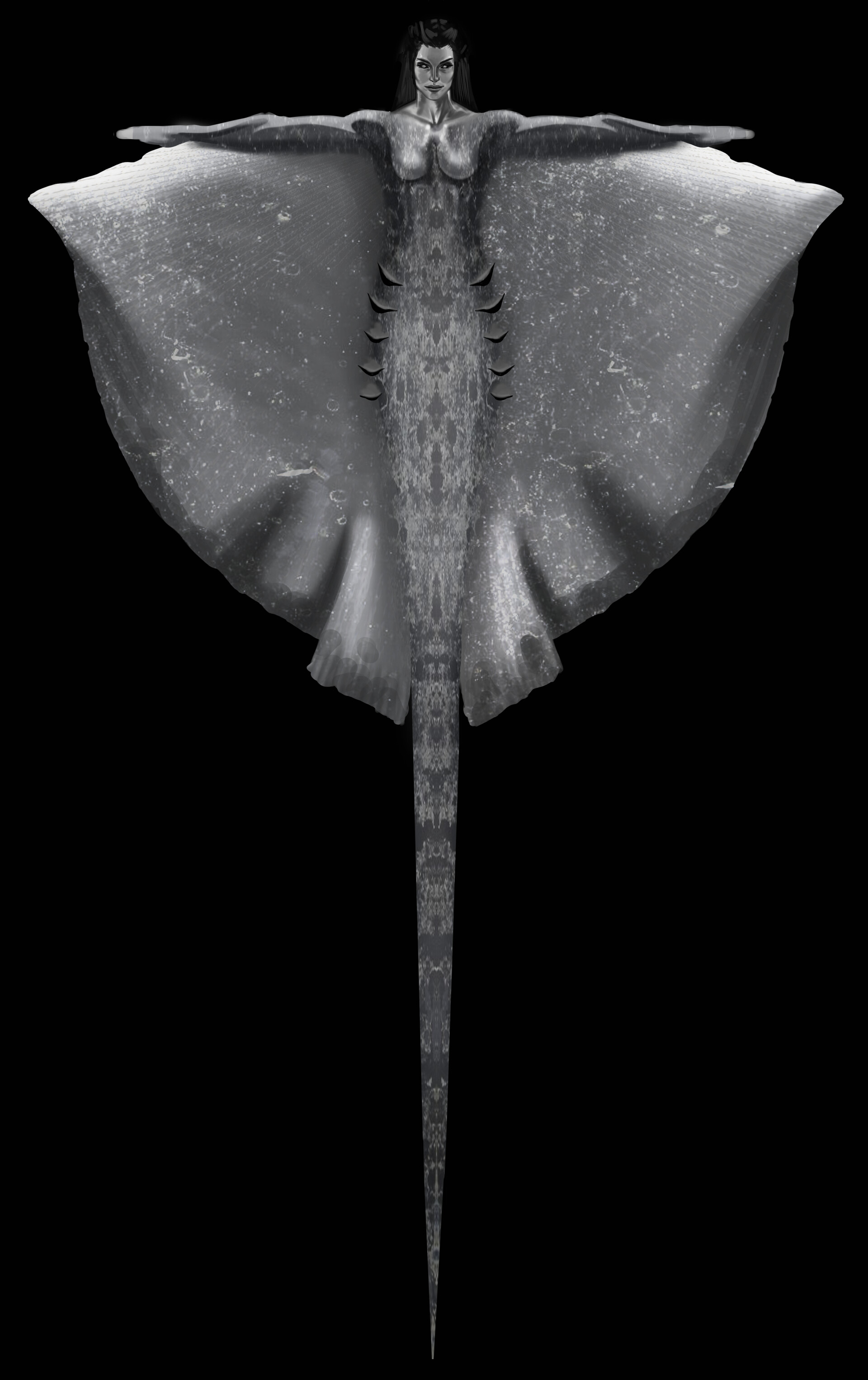 ArtStation - Character Concept- Stingray Mermaid