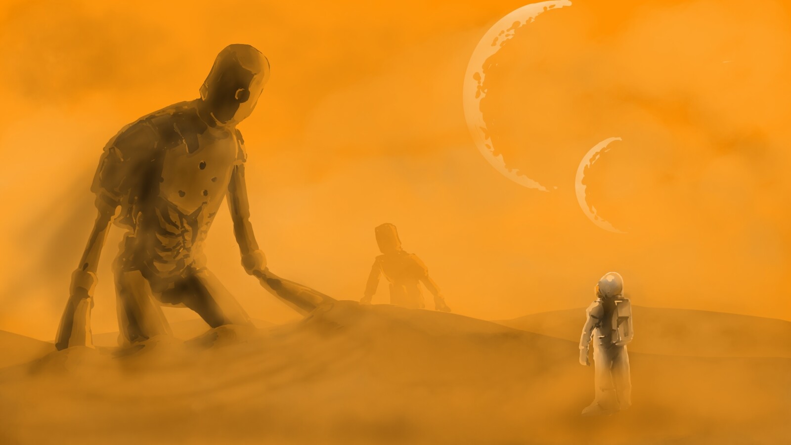 ArtStation - Robots in Sand