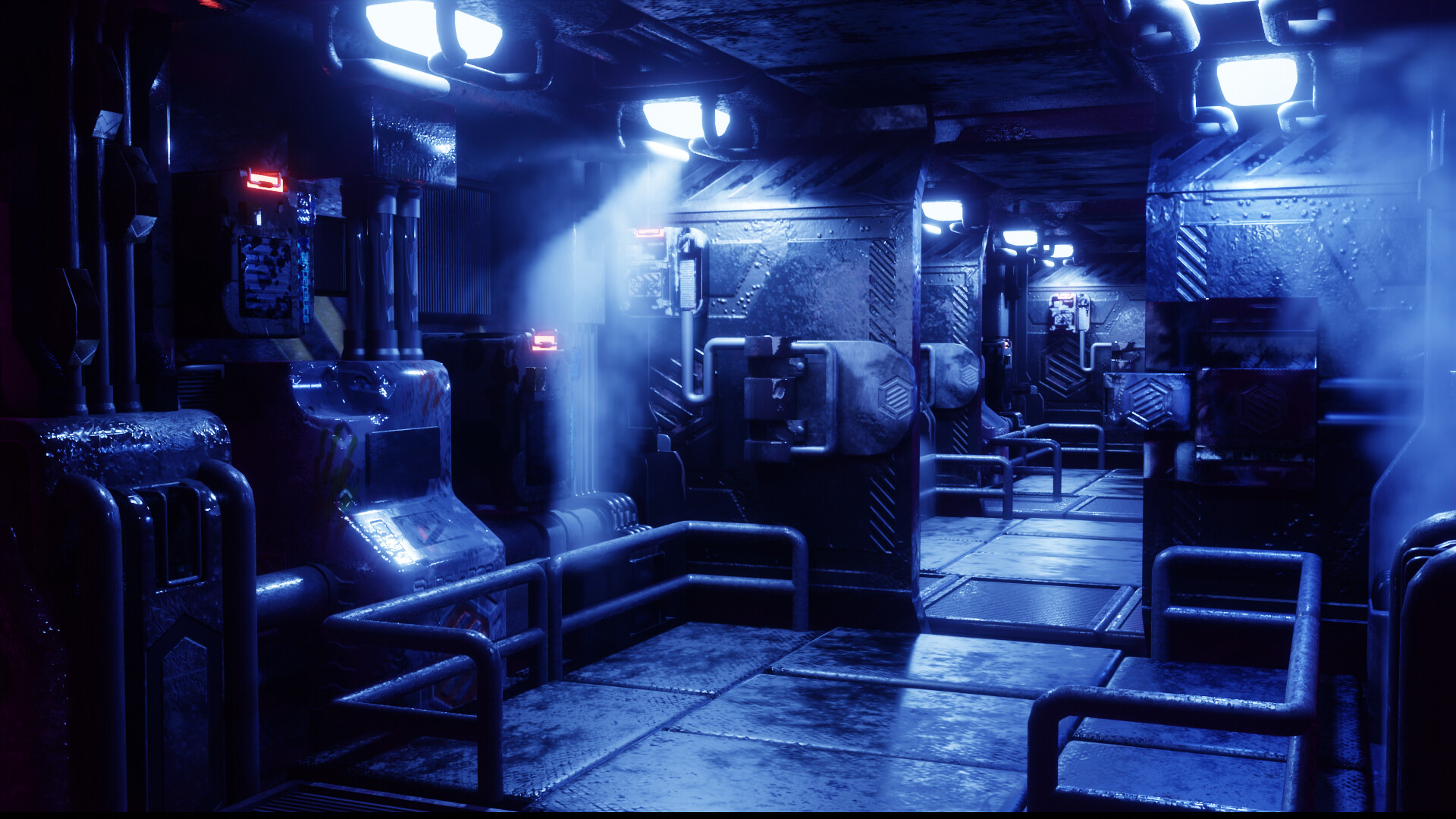 ArtStation - Science fiction corridor