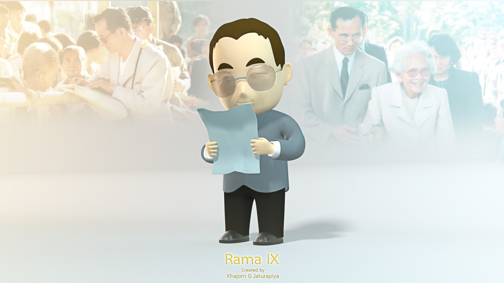 ArtStation - King Rama IX