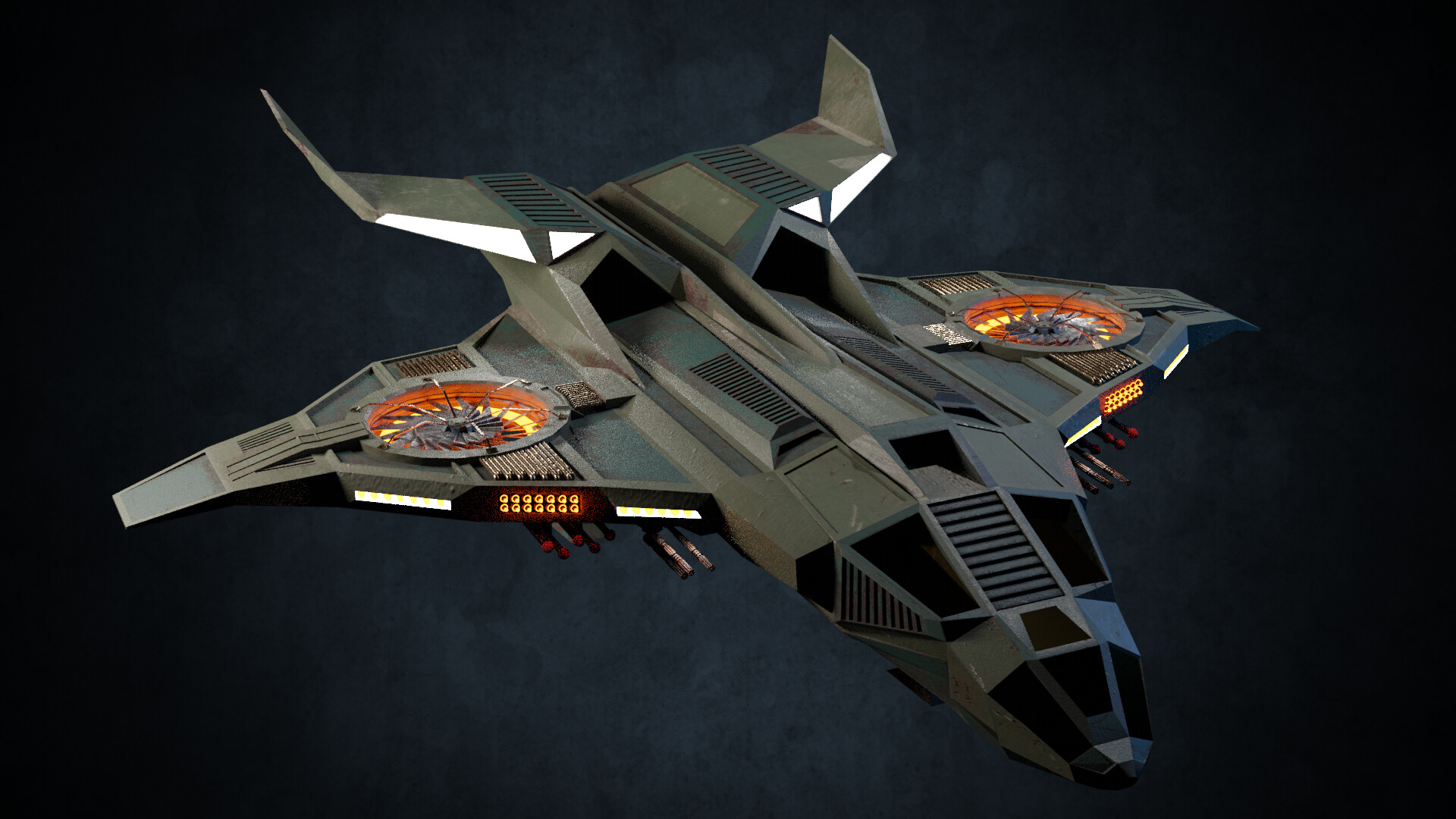 ArtStation - sci fi jet