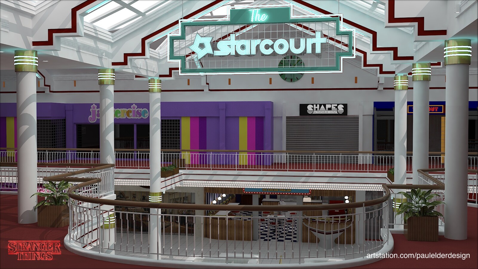 Paul Elder - Starcourt Mall Interior