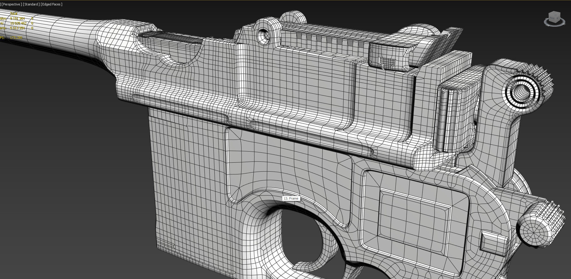 Leszek "Nivellen" Kiryłowicz - Mauser C96 Broomhandle - Red 9 - High Poly