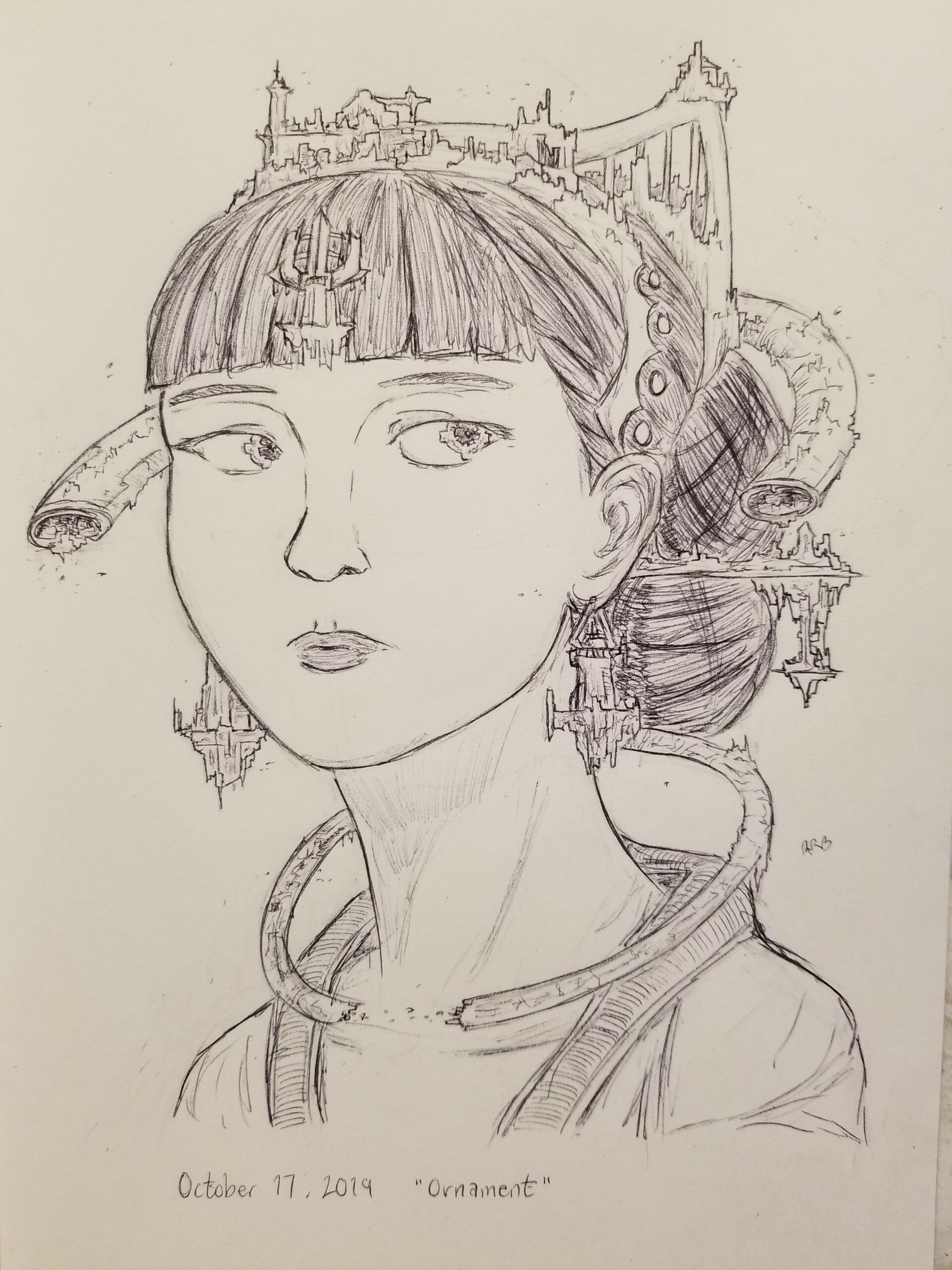 Andrew Benz - Inktober 2019, 17 and 18