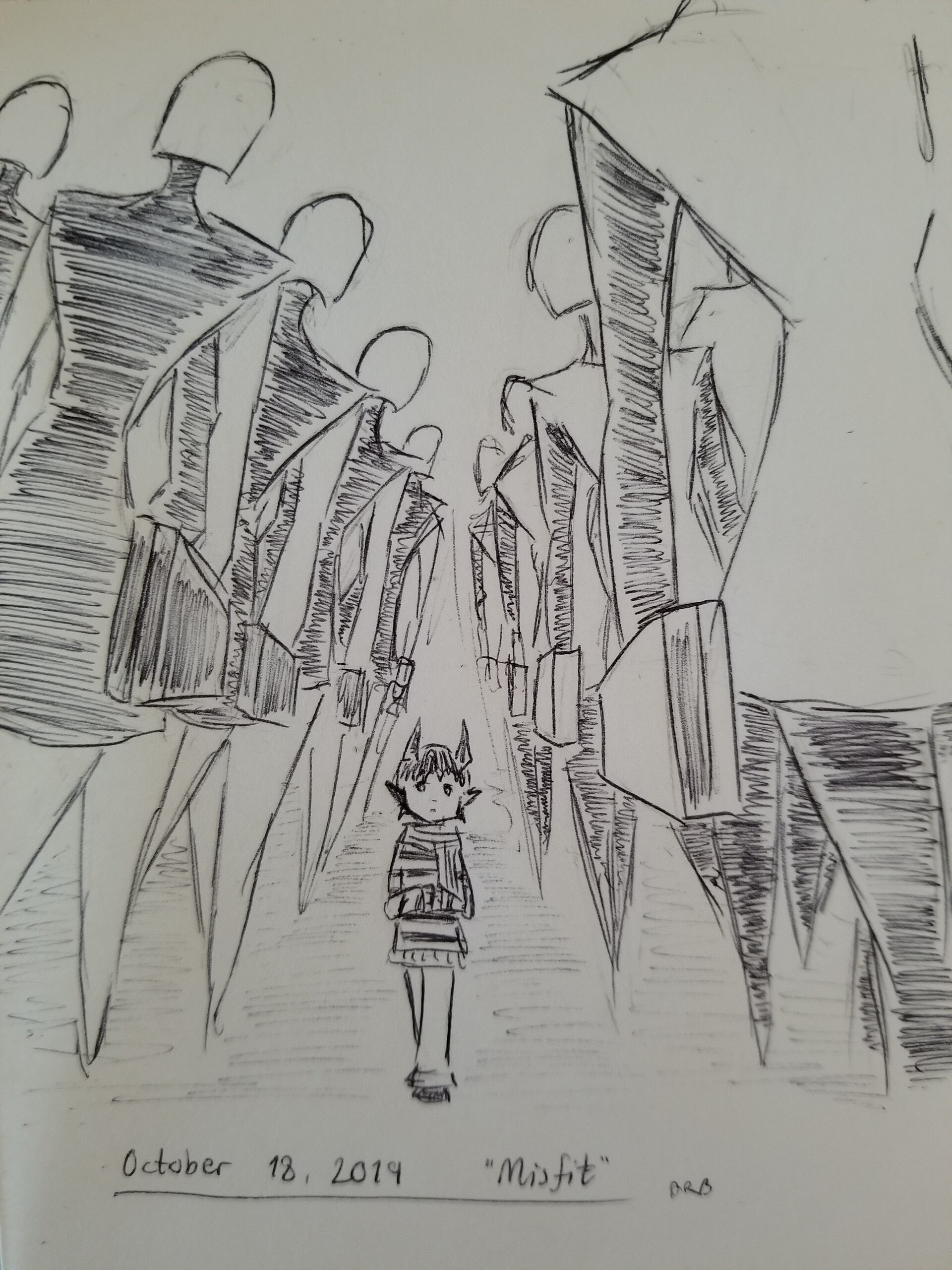 Andrew Benz - Inktober 2019, 17 and 18