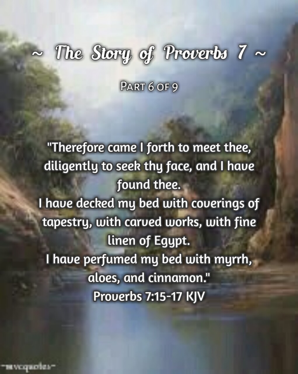 ArtStation - Proverbs 7:15-17