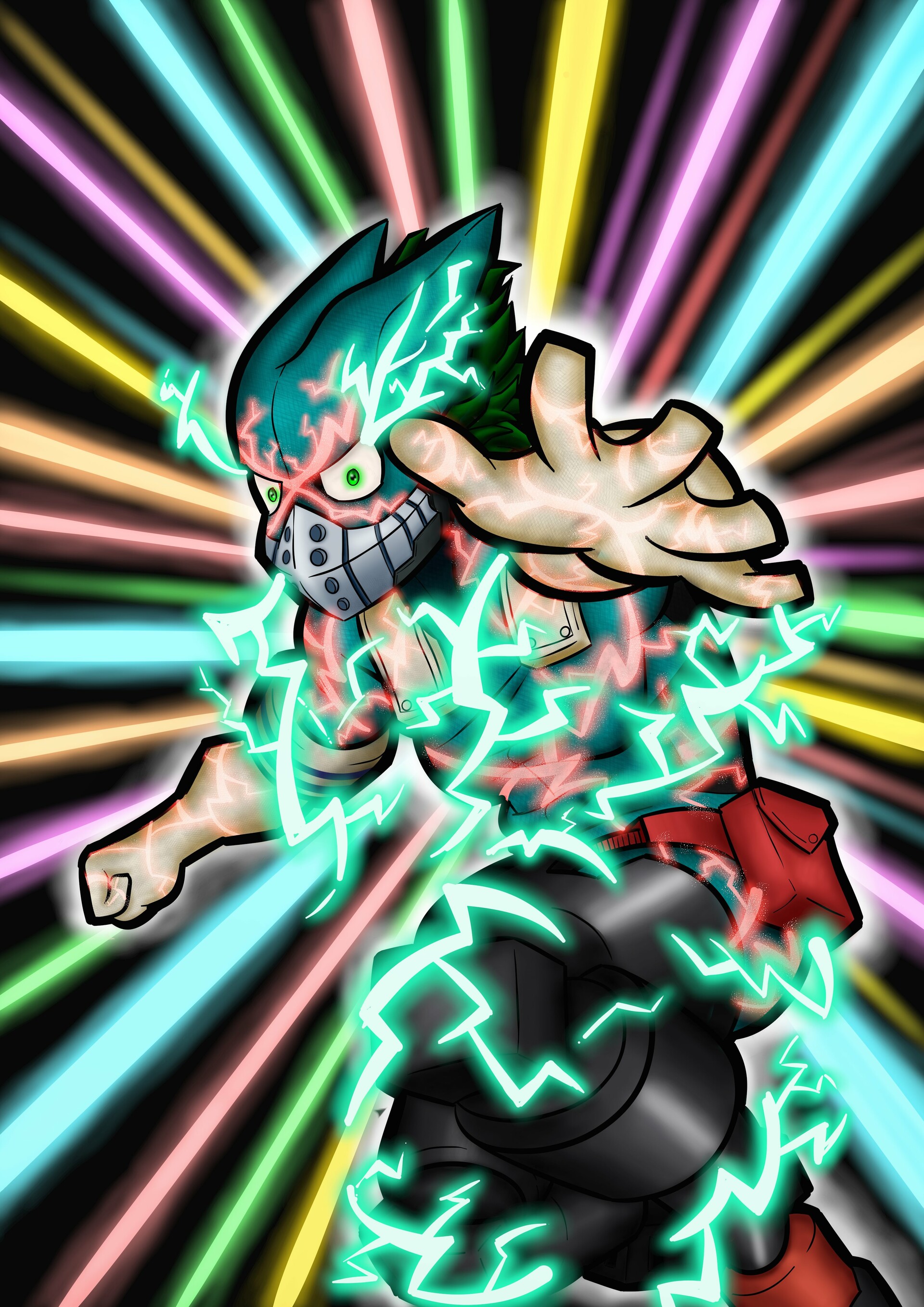 ArtStation - My Hero Academia's Deku