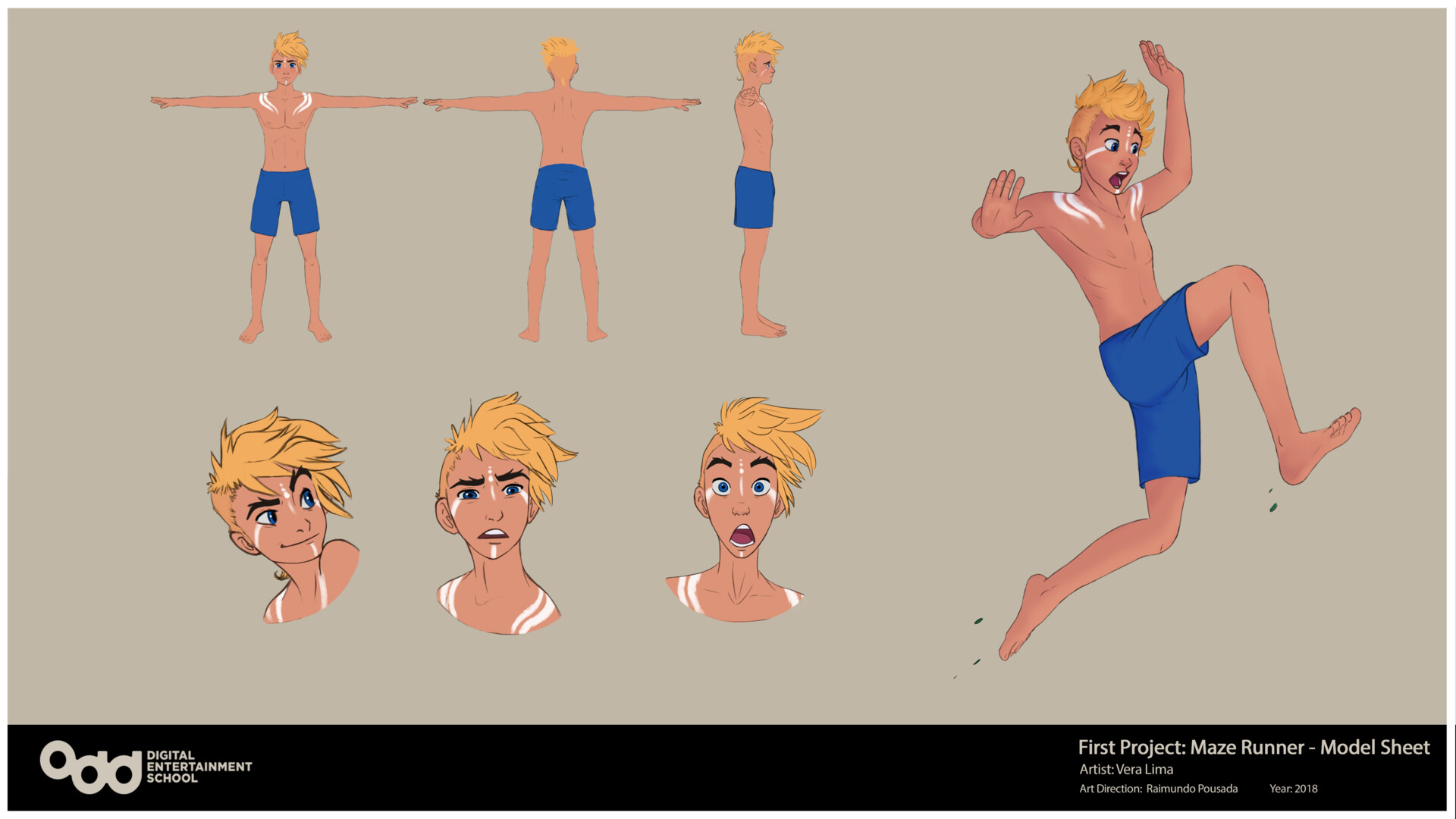 ArtStation - Alex Character Sheet