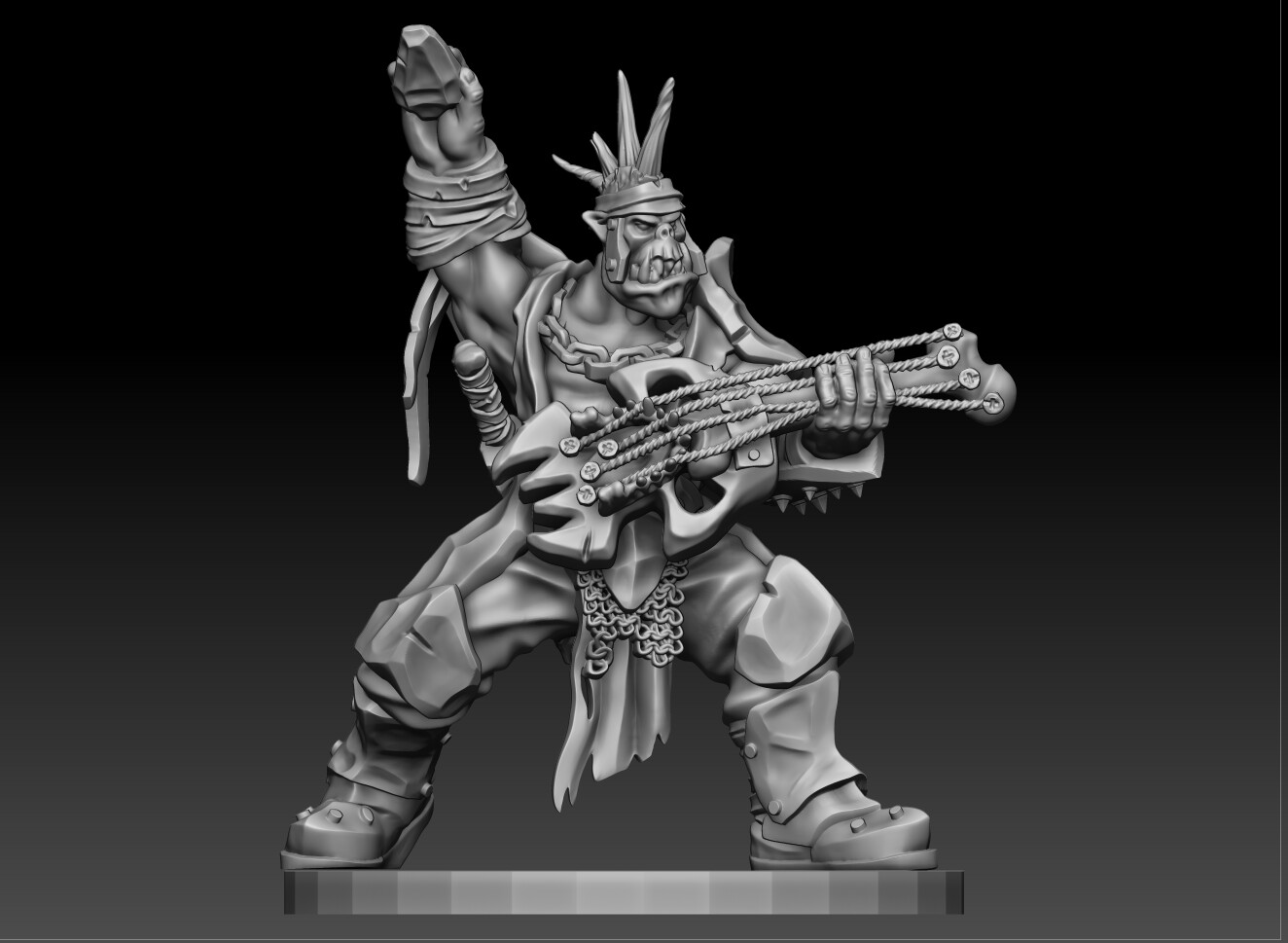 ArtStation - Heavy Metal Orc