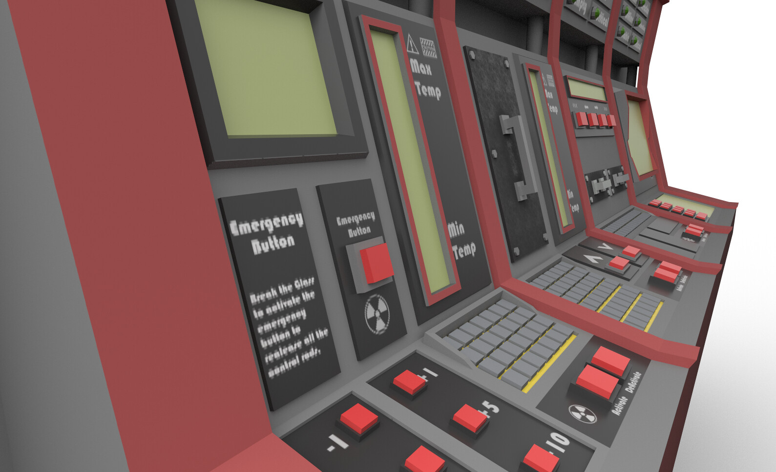 ArtStation - Reactor Control Panel