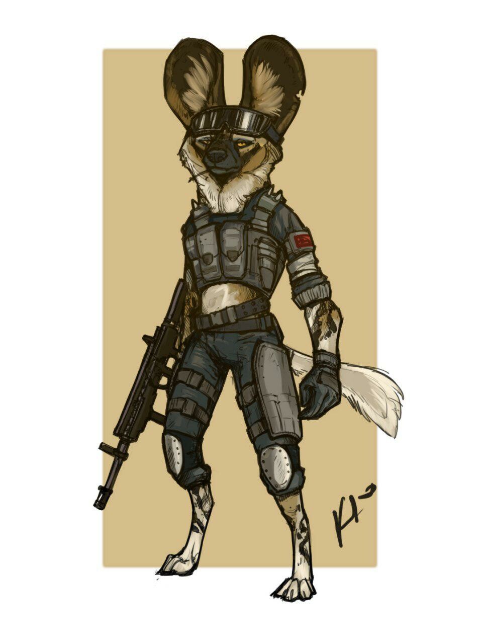 ArtStation - Wild Dog Soldier