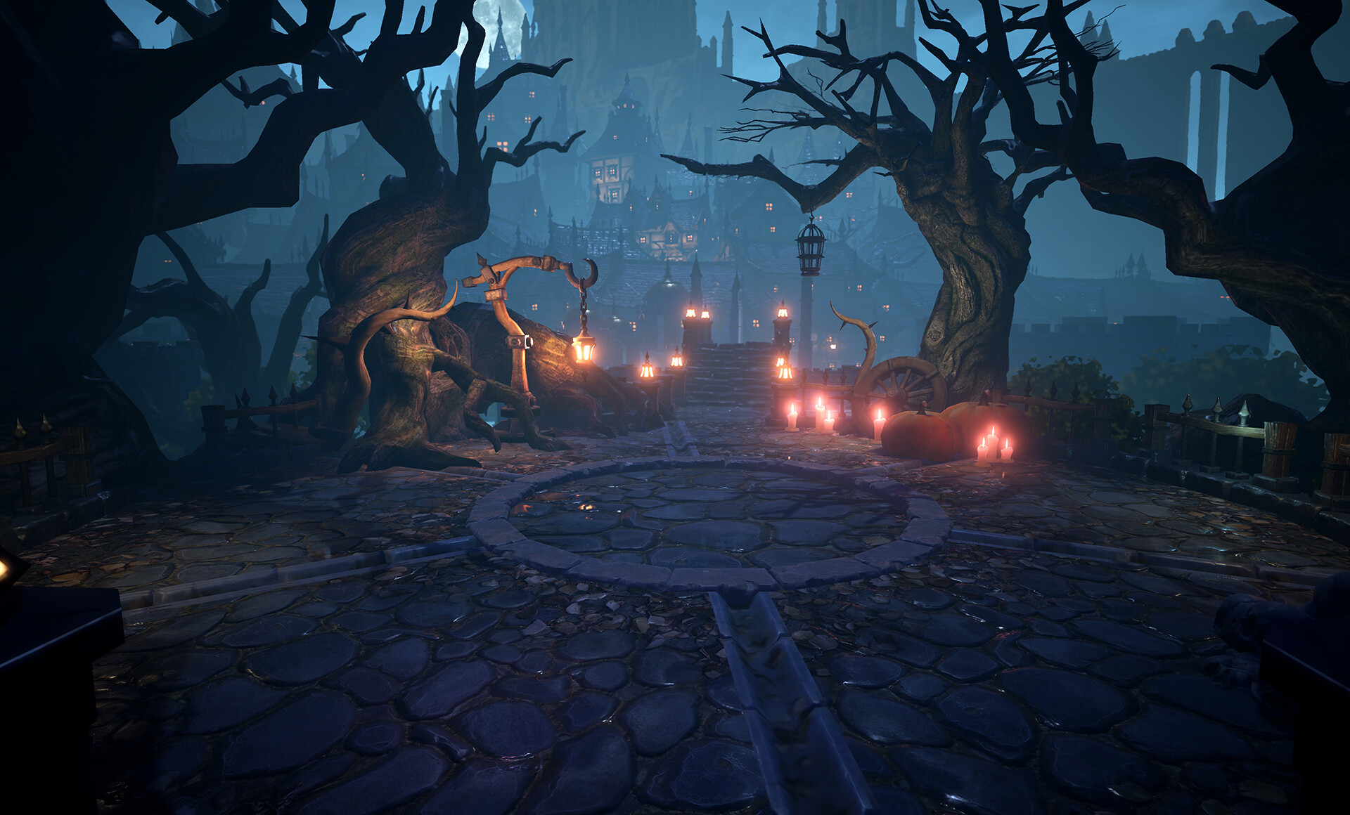 ArtStation - Blade 2 Halloween Lobby(leveling, lighting)