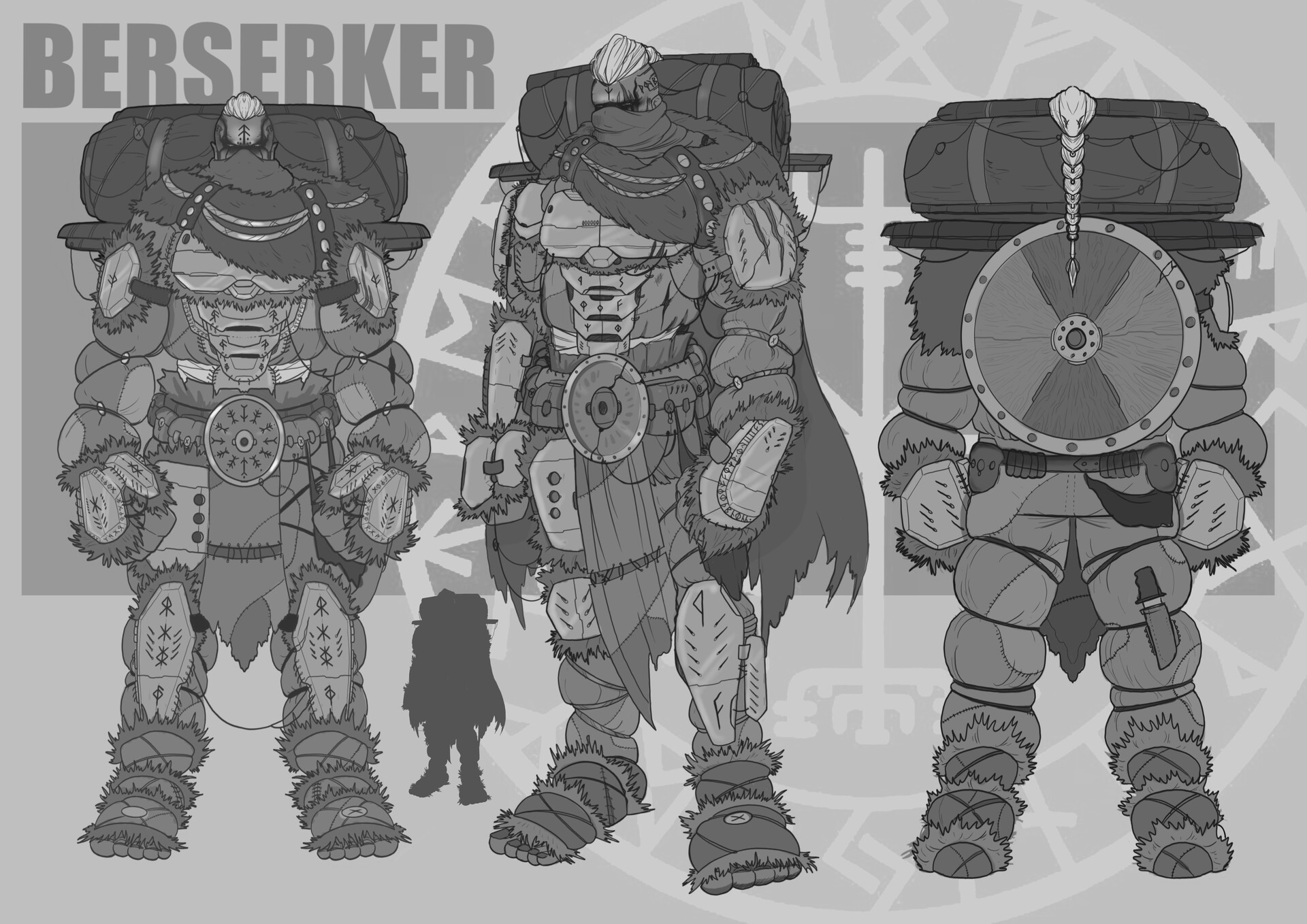 ArtStation - Viking Berserker Concept