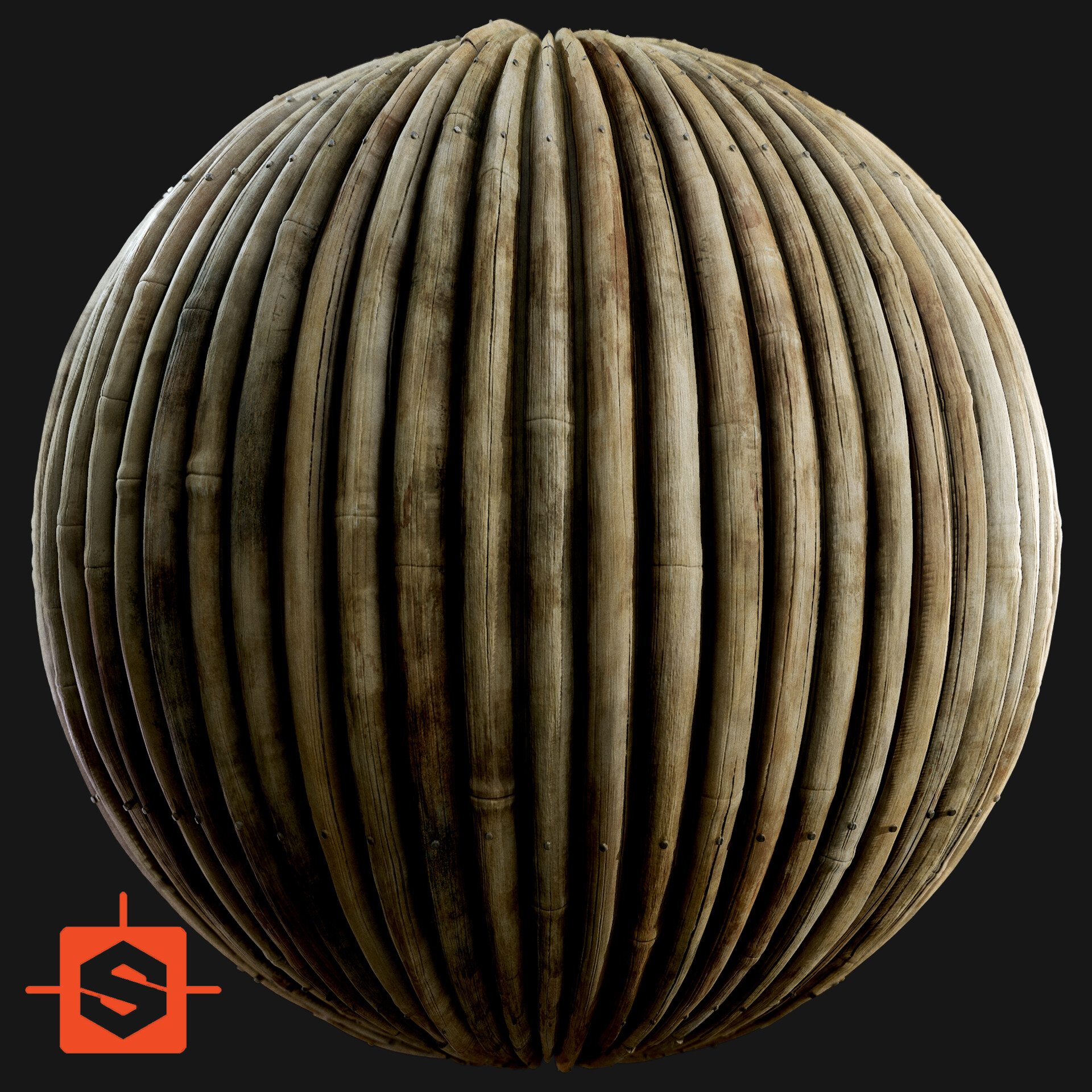 ArtStation - 012_Bamboo_Wall