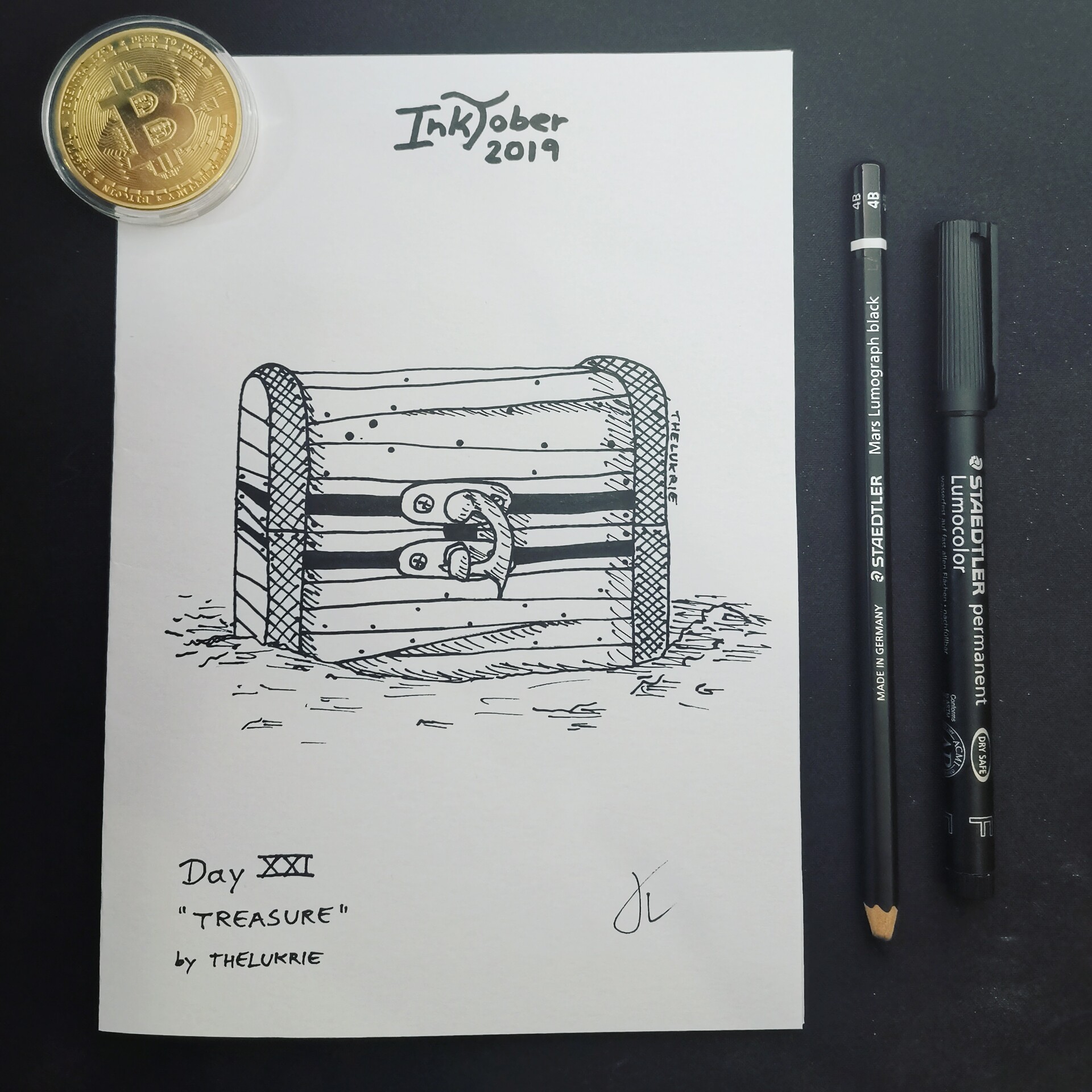 ArtStation - INKTOBER Day 21 - Treasure
