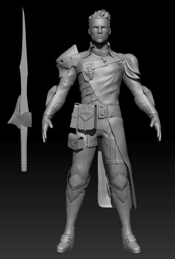 ArtStation - 3D Character Modeling Training - Fantasy Warrior