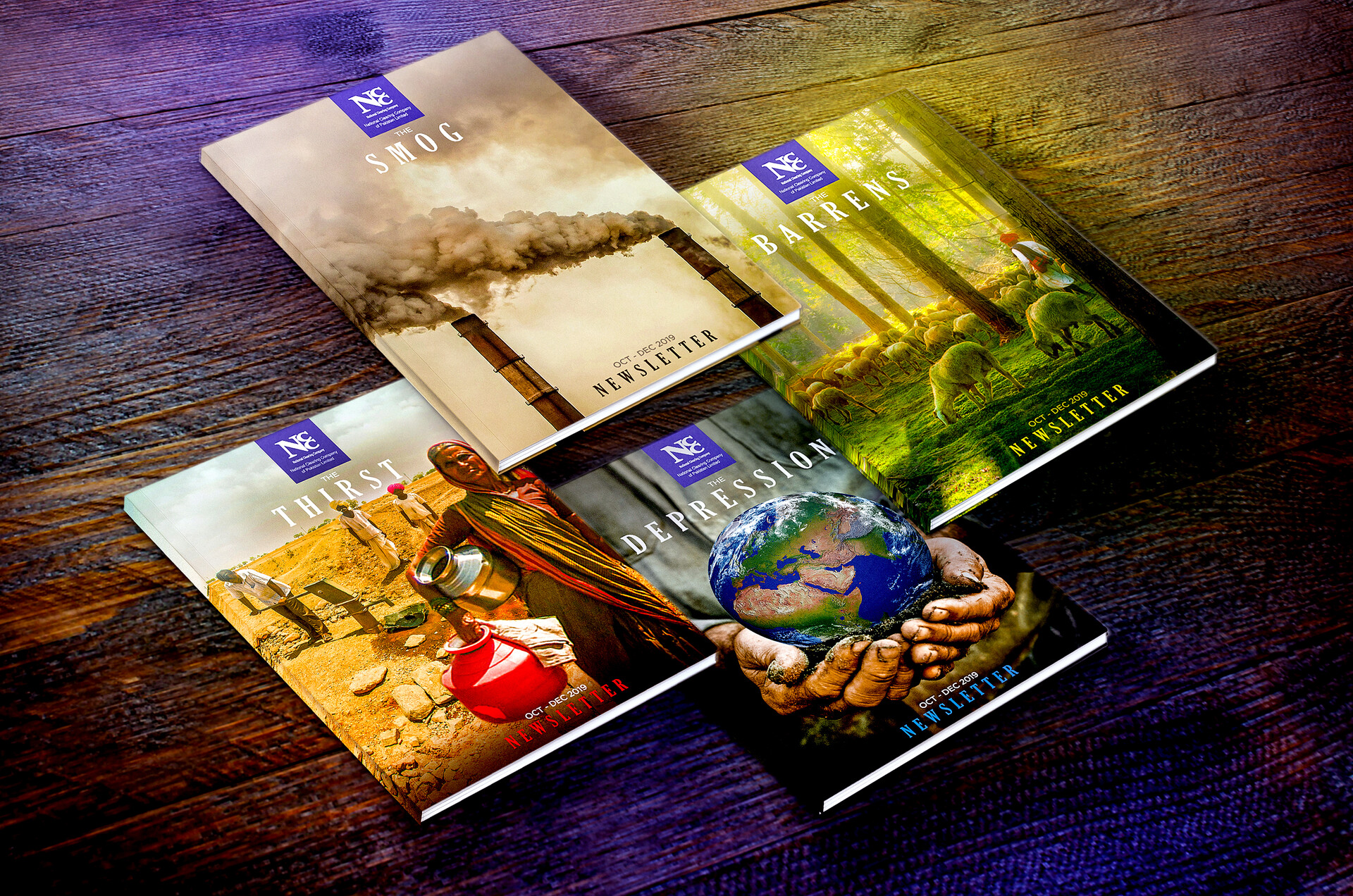 ArtStation - NCC - National Clearing Company Newsletter Design