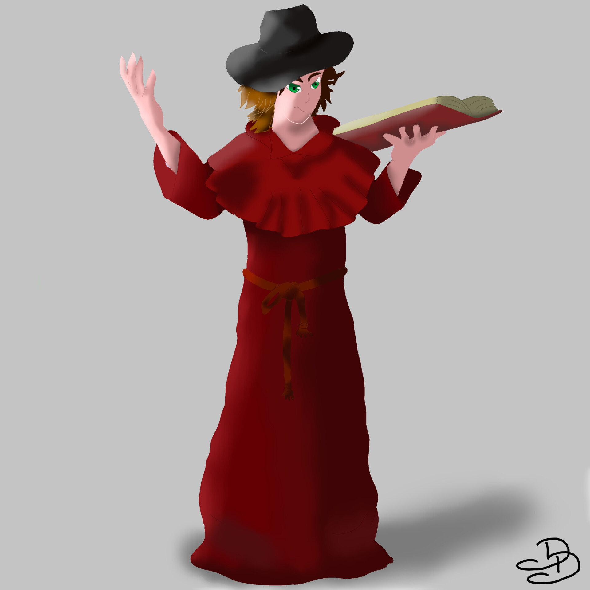 ArtStation - So I'm supposed to hold it like this?!