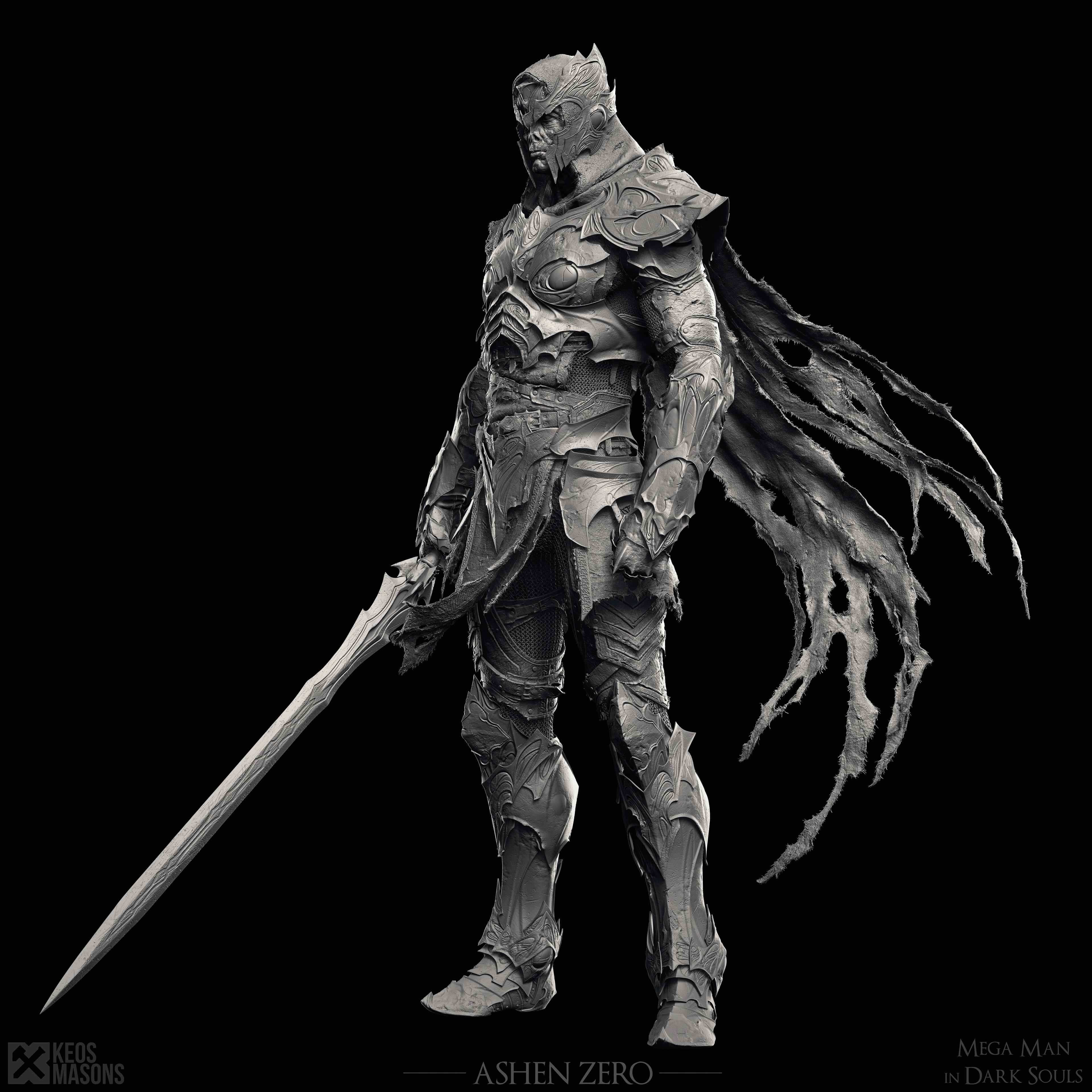 Marco Plouffe (Keos Masons) - Ashen Zero - Mega Man meets Dark Souls